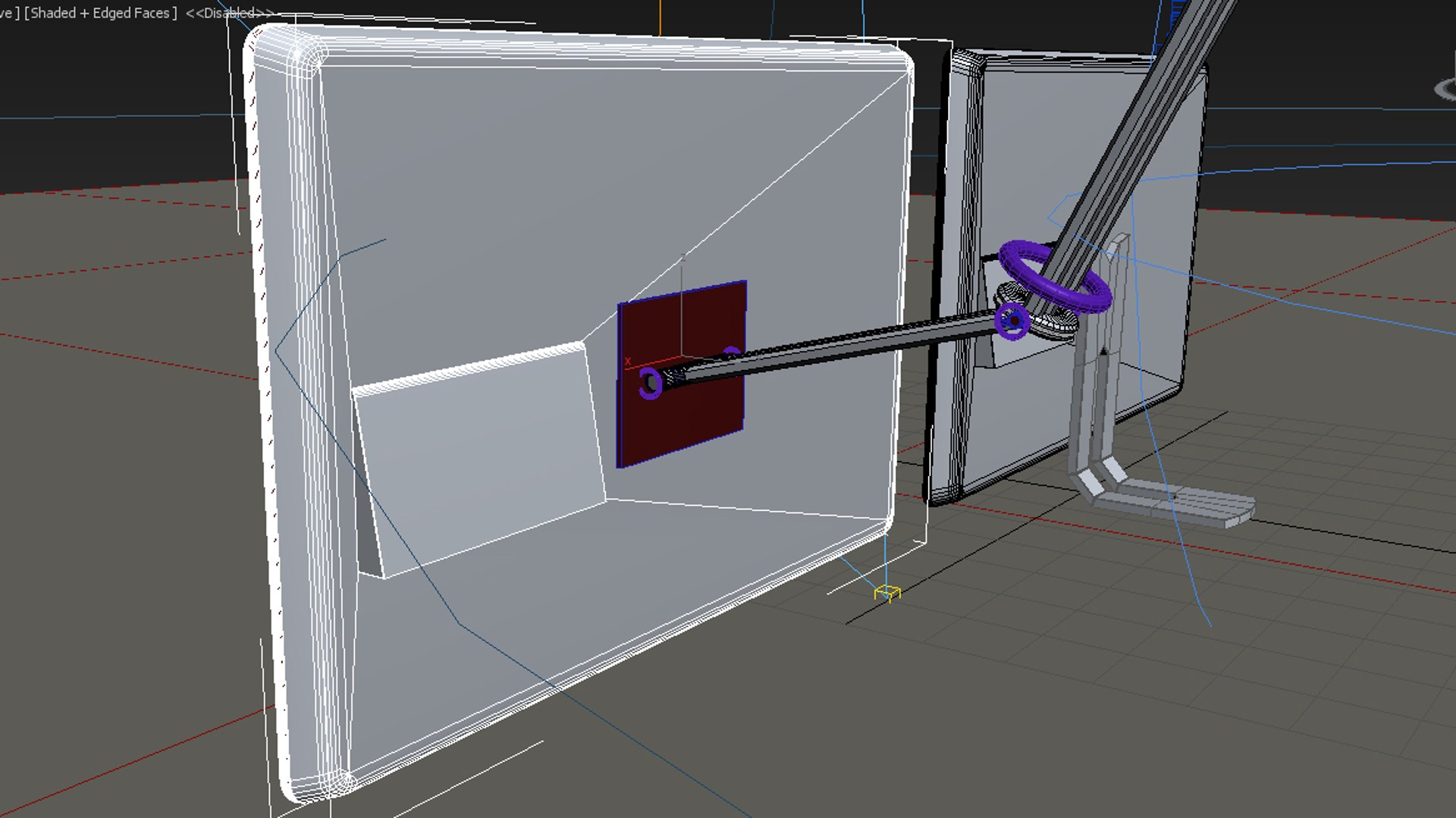 3d Simple Monitor Screen Model