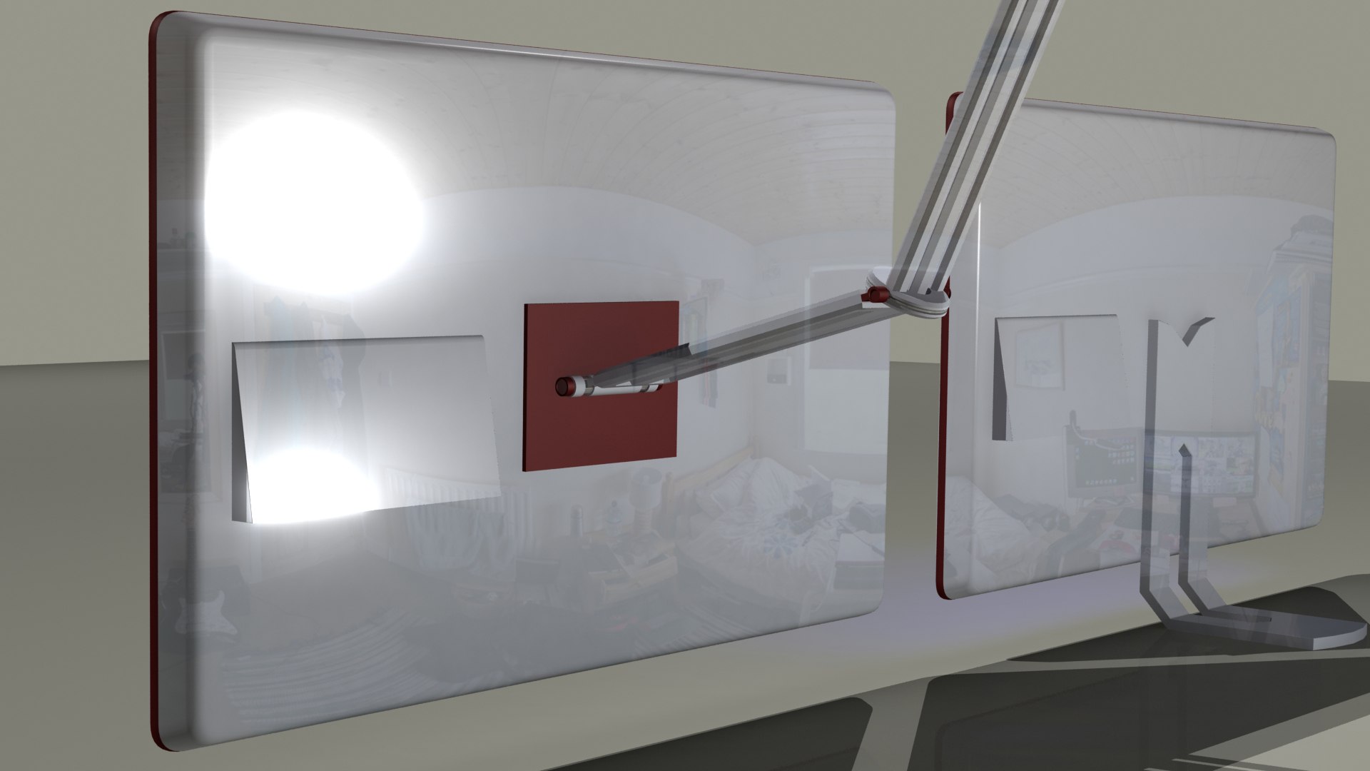 3d Simple Monitor Screen Model