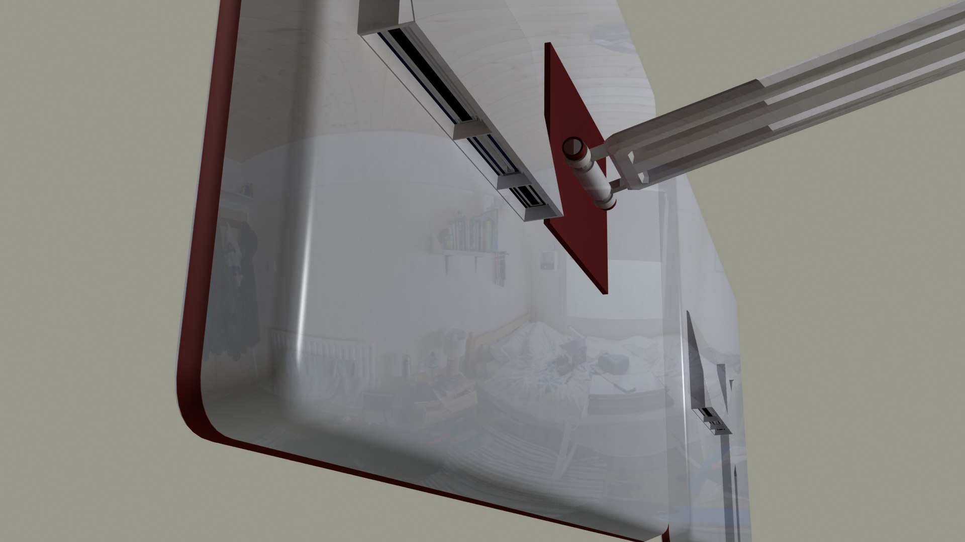 3d Simple Monitor Screen Model