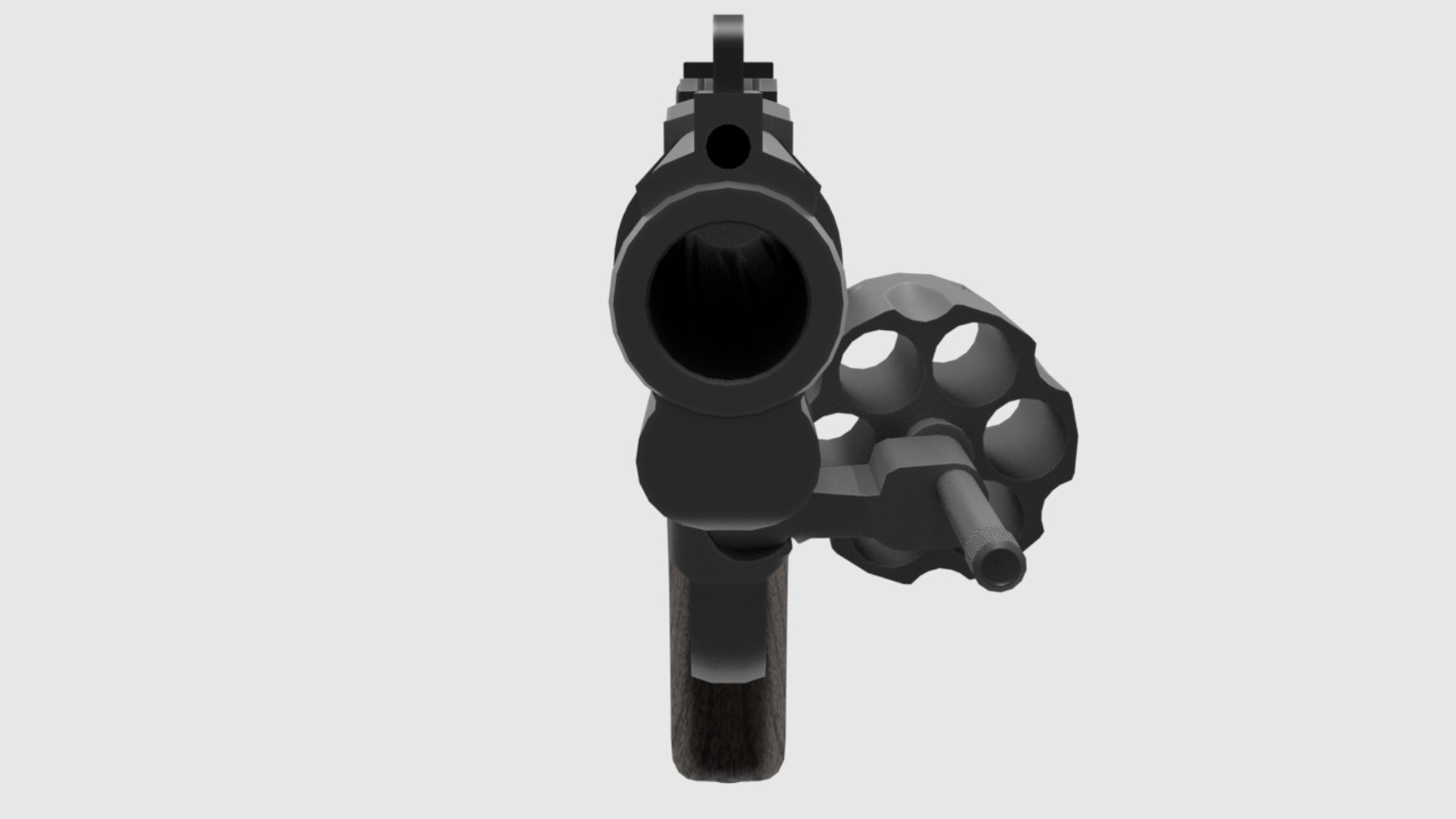 45 Caliber Revolver Model - TurboSquid 1203754
