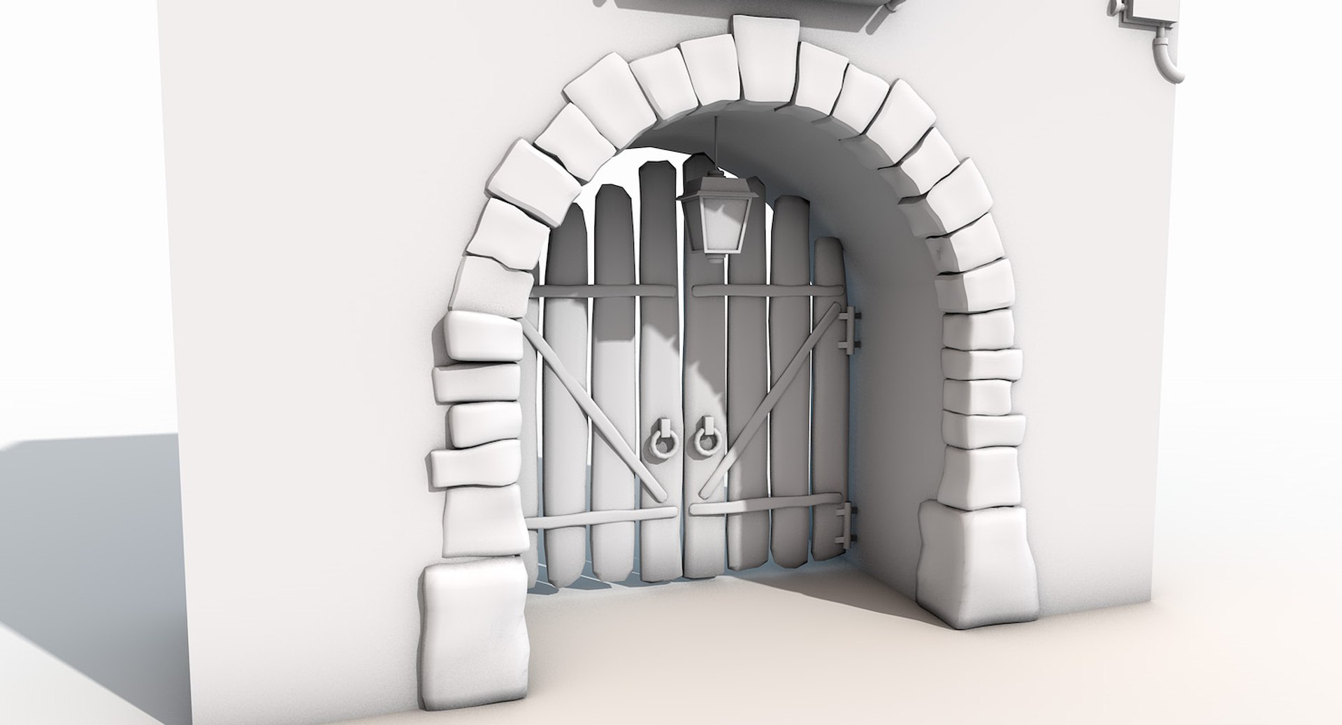 Old Gate 3d Model