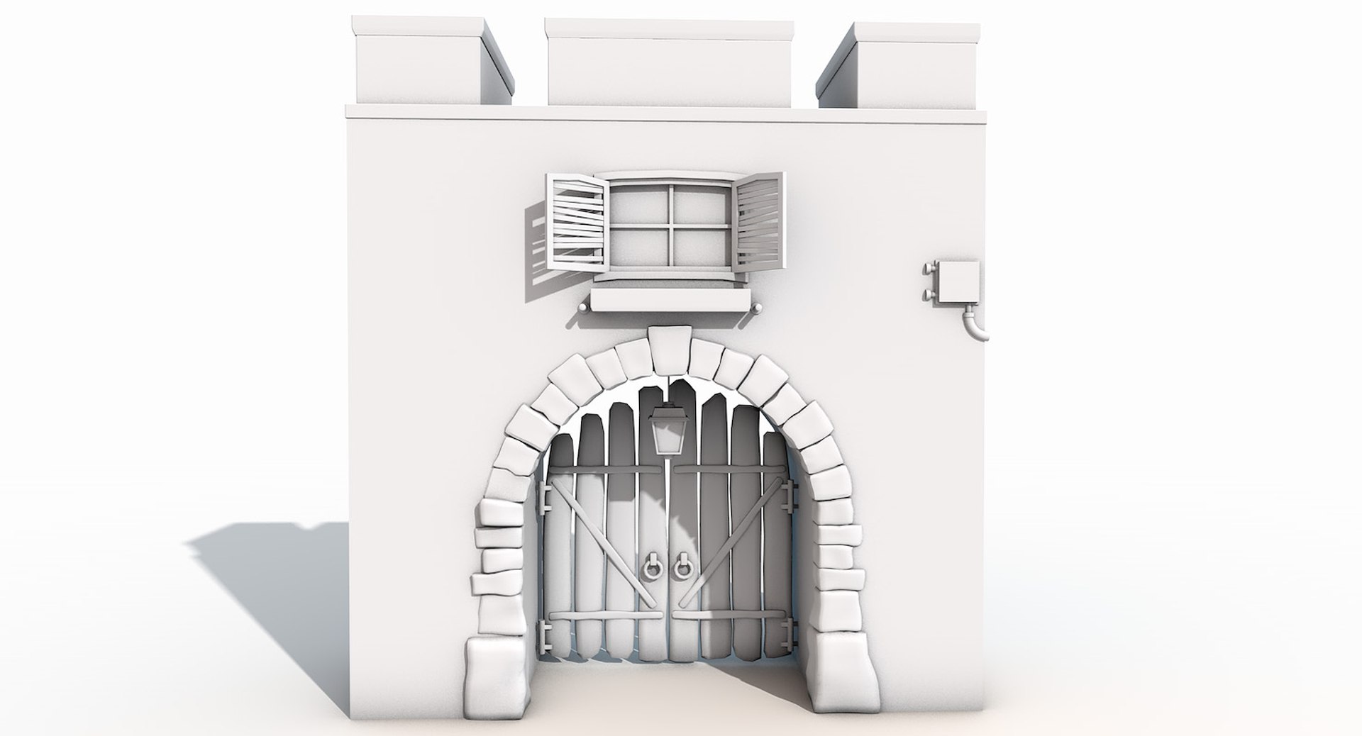 Old Gate 3d Model