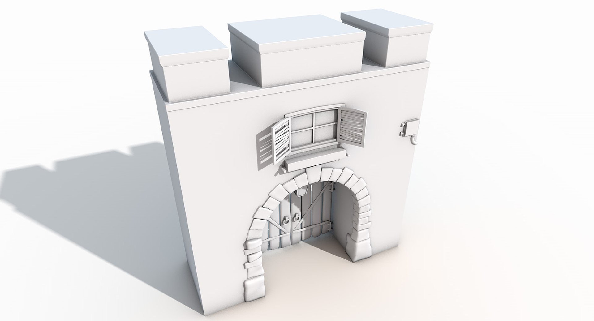 Old Gate 3d Model