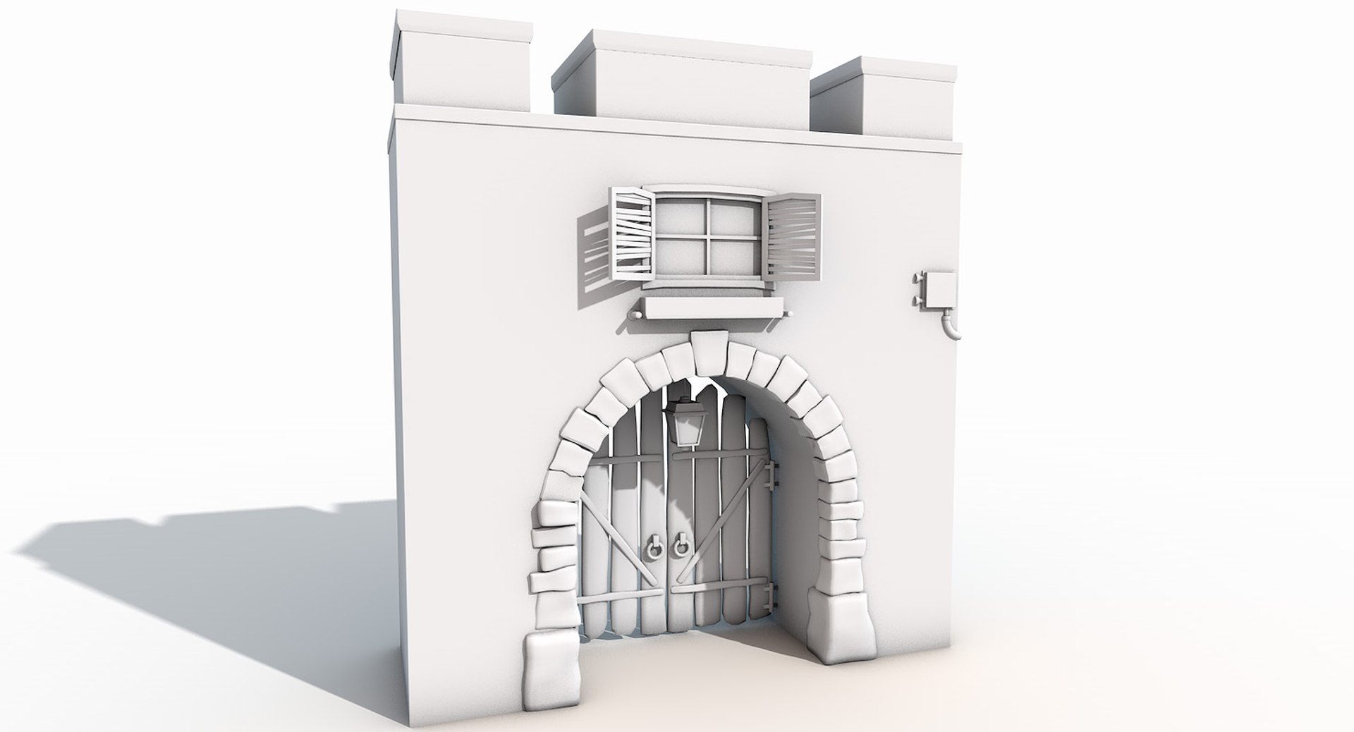 Old Gate 3d Model