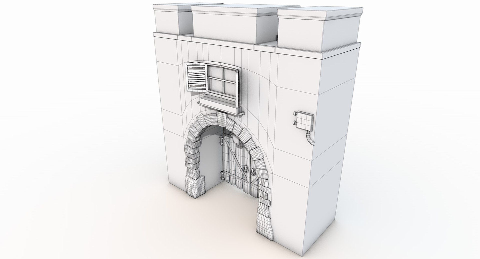 Old Gate 3d Model