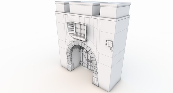 old gate 3d model