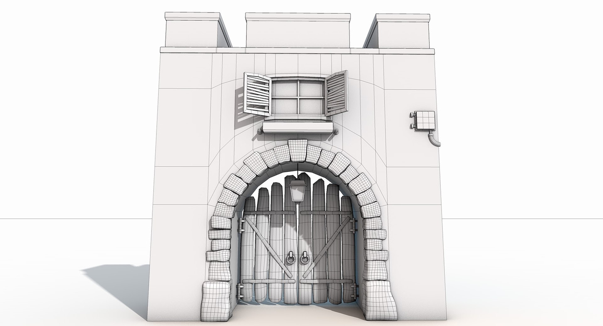Old Gate 3d Model