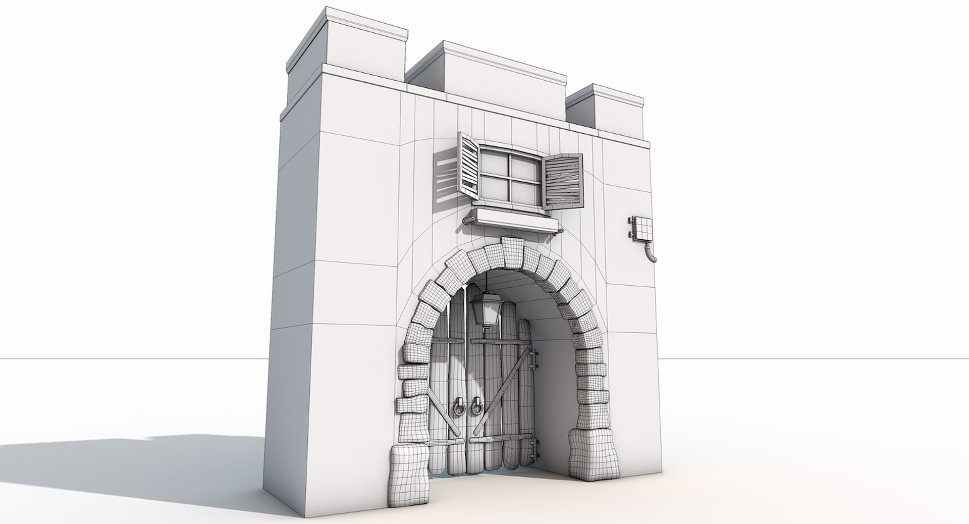 Old Gate 3d Model