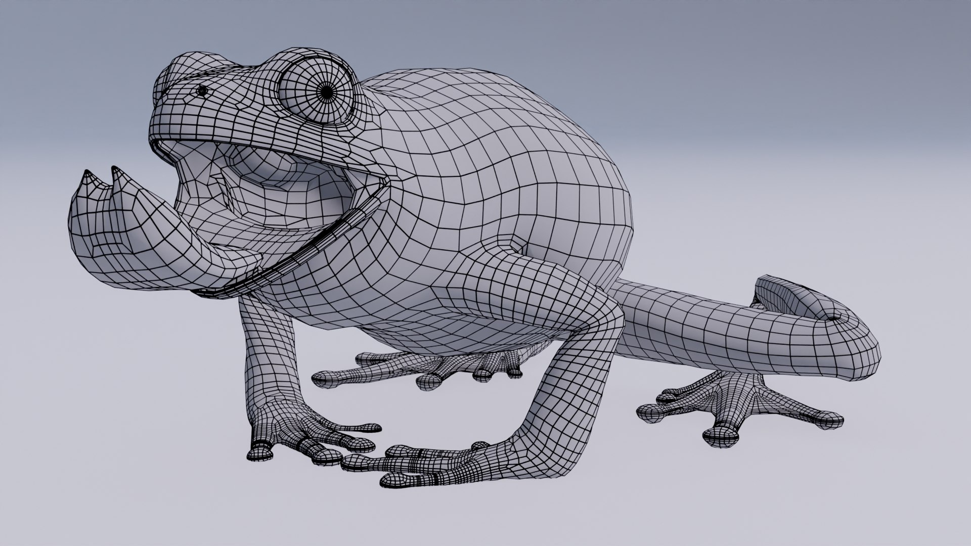 3D model Barking Tree Frog -Animated - TurboSquid 1767321