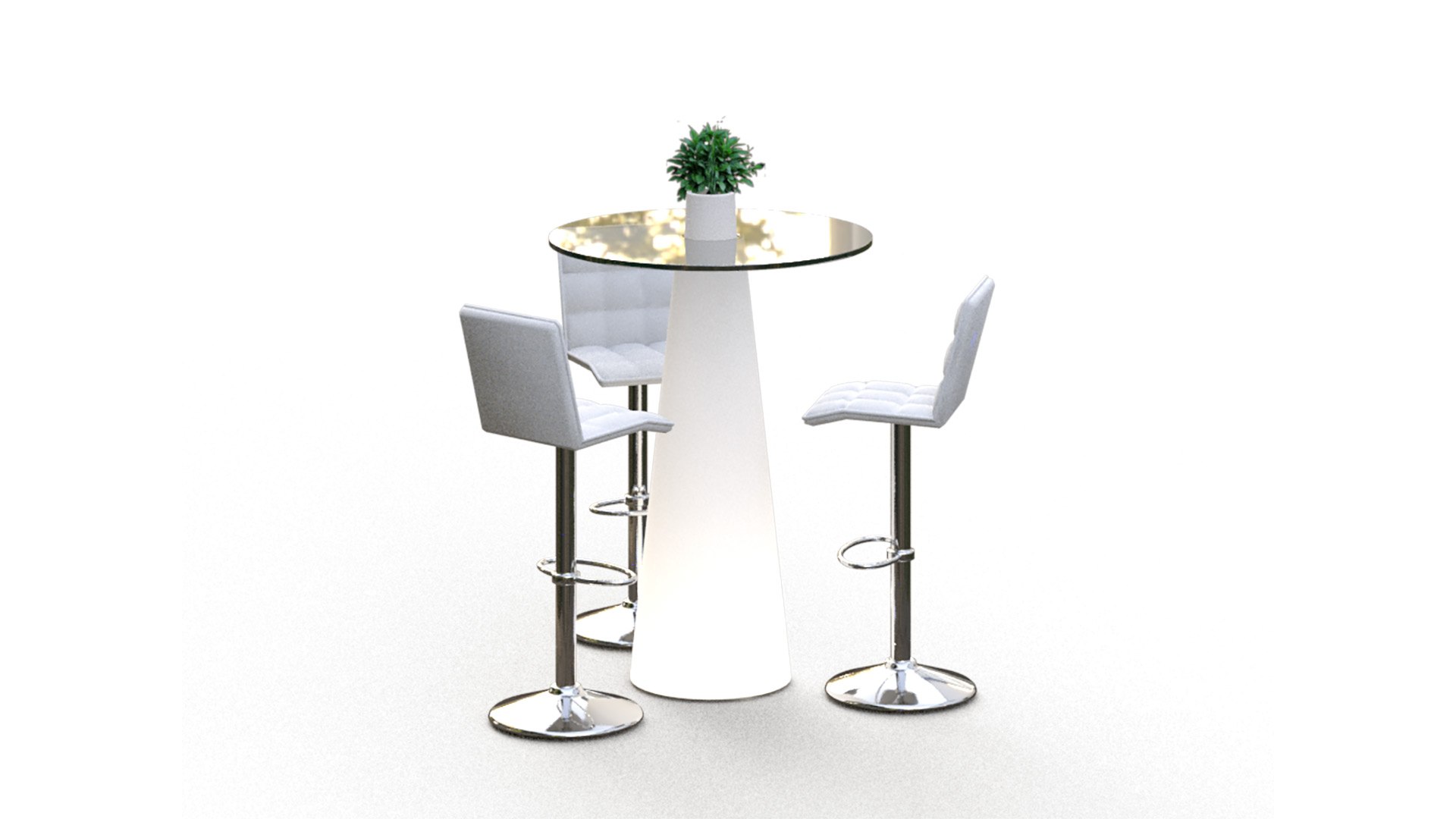 3D Lit Cocktail Set Model - TurboSquid 2219933