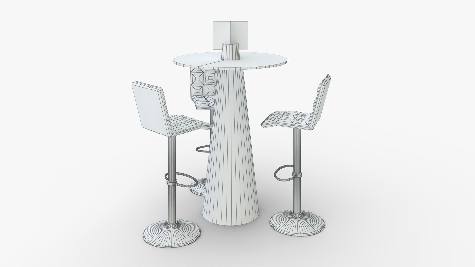 3D Lit Cocktail Set Model - TurboSquid 2219933