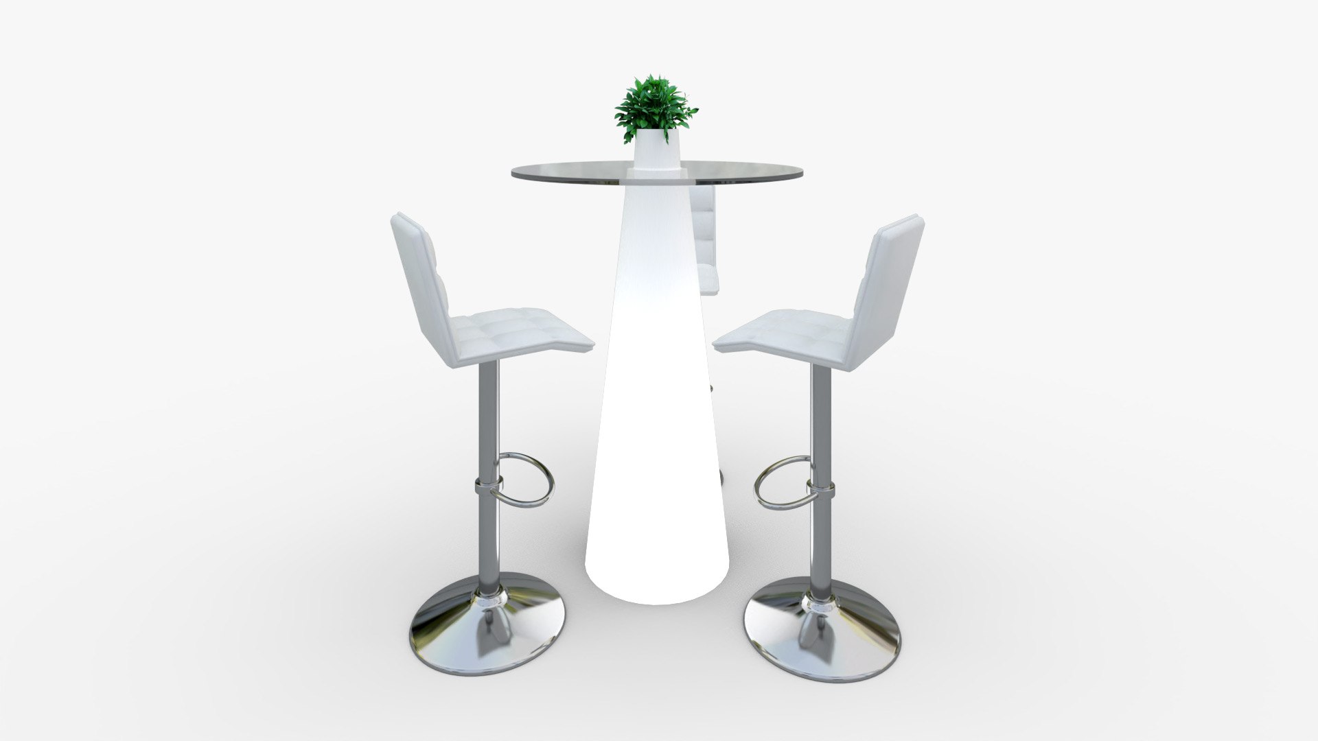 3D Lit Cocktail Set Model - TurboSquid 2219933