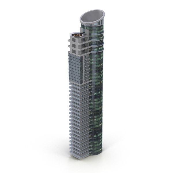 3d model skyscraper cityscape