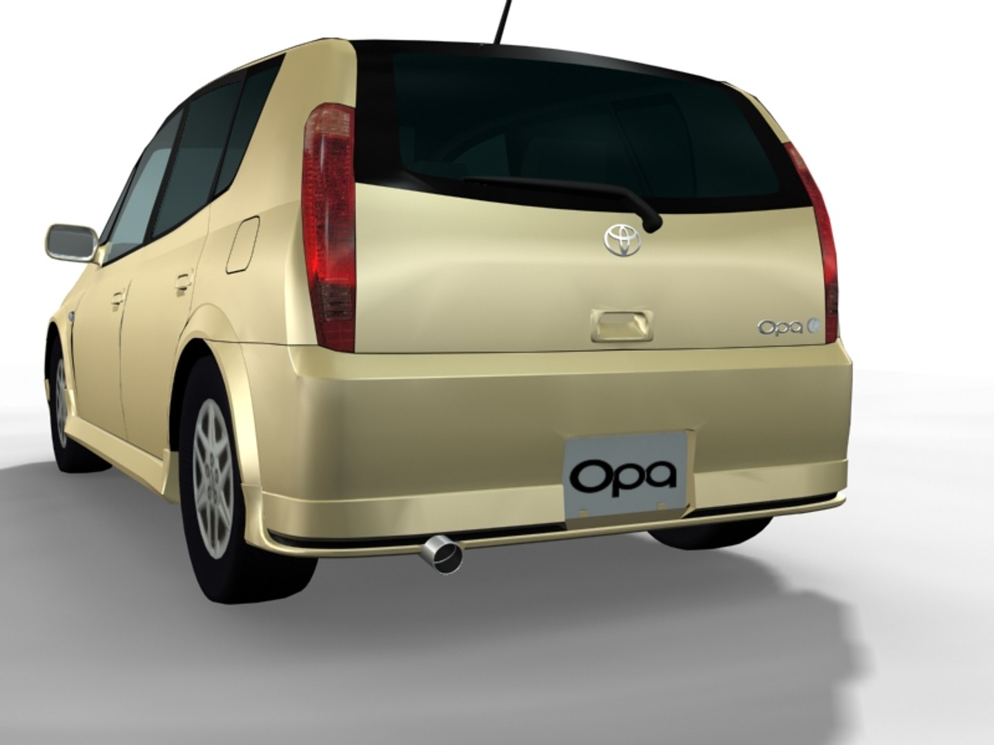 Toyota Opa 3d Model