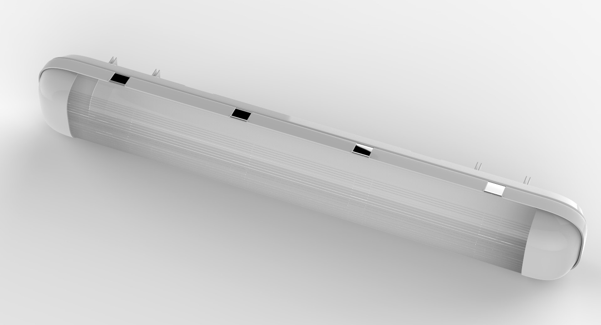 Fluorescent Tube Light 3D Model - TurboSquid 1320394