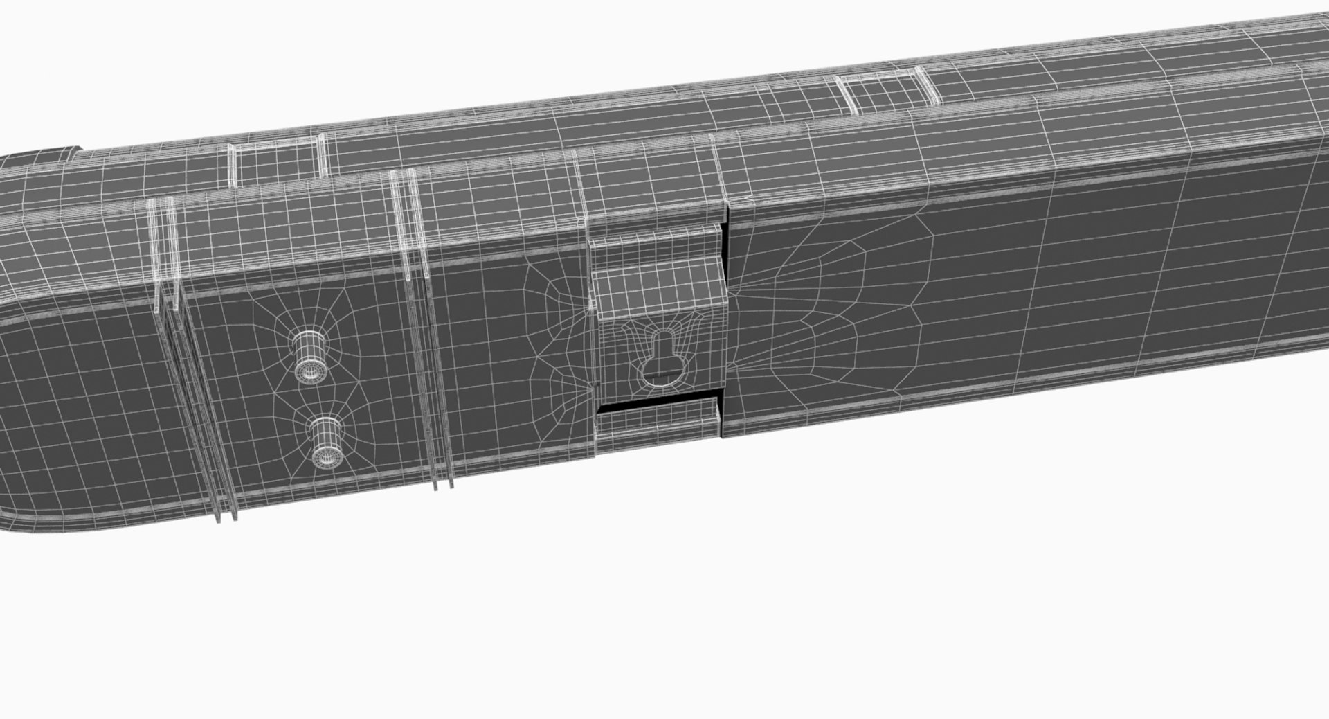 Fluorescent Tube Light 3D Model - TurboSquid 1320394