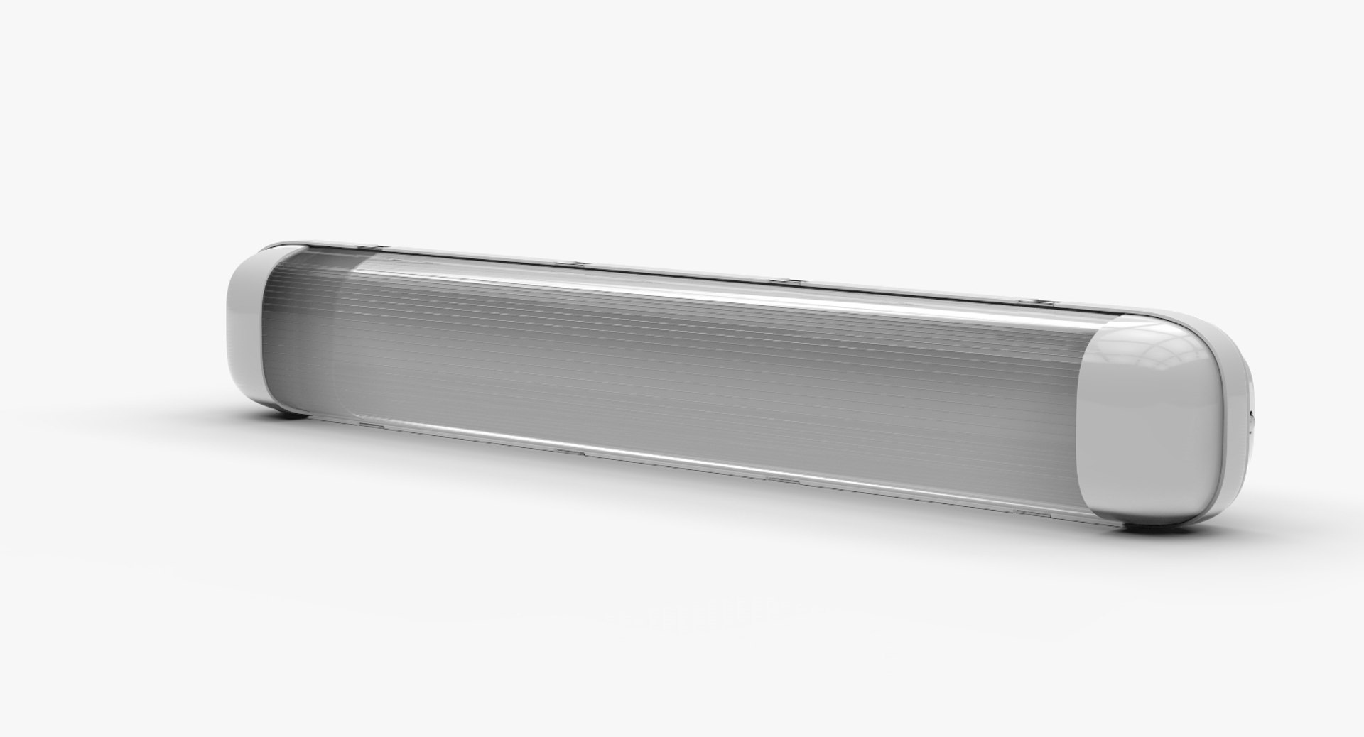 Fluorescent Tube Light 3D Model - TurboSquid 1320394