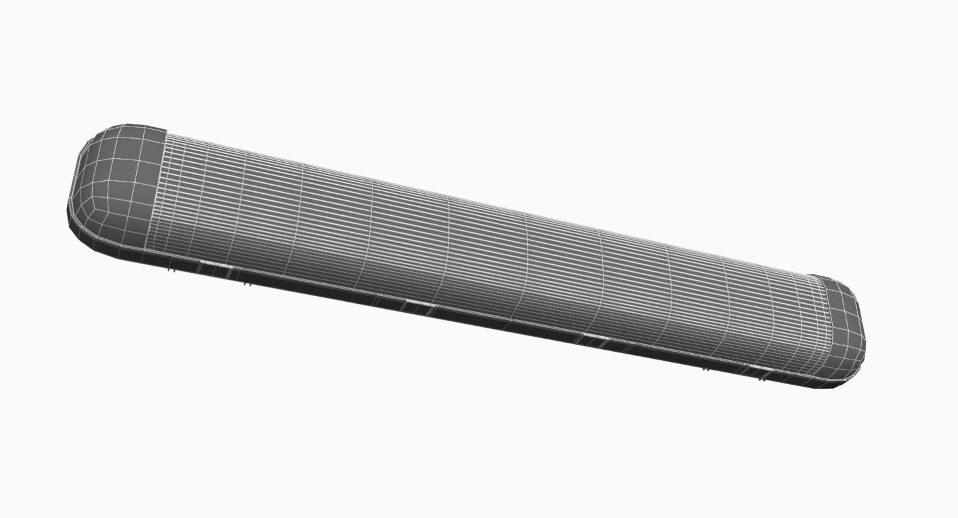 Fluorescent Tube Light 3D Model - TurboSquid 1320394