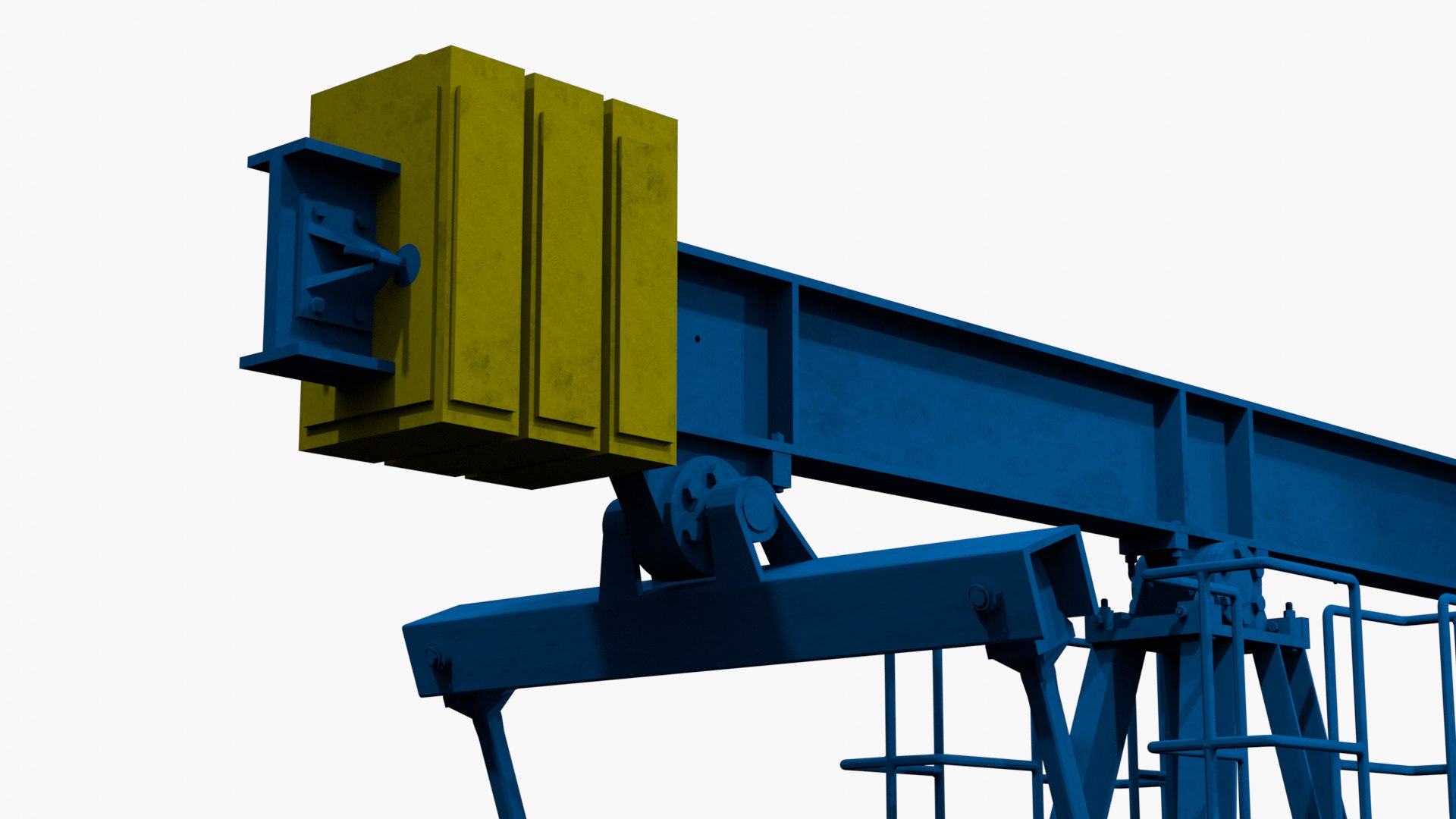3D Oil Pump Jack Model - TurboSquid 2002334