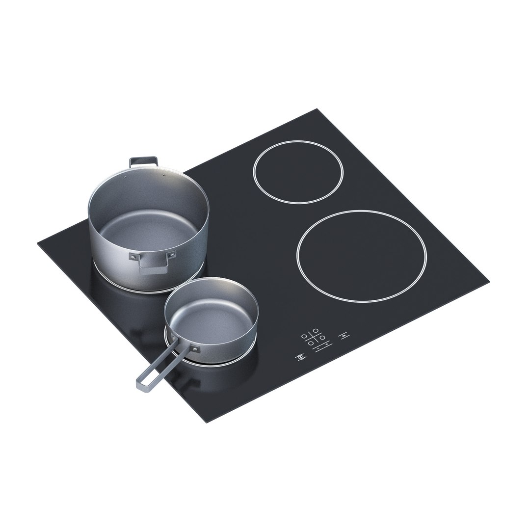 L3DV01G11 - kitchen hobs set 3D - TurboSquid 1821113
