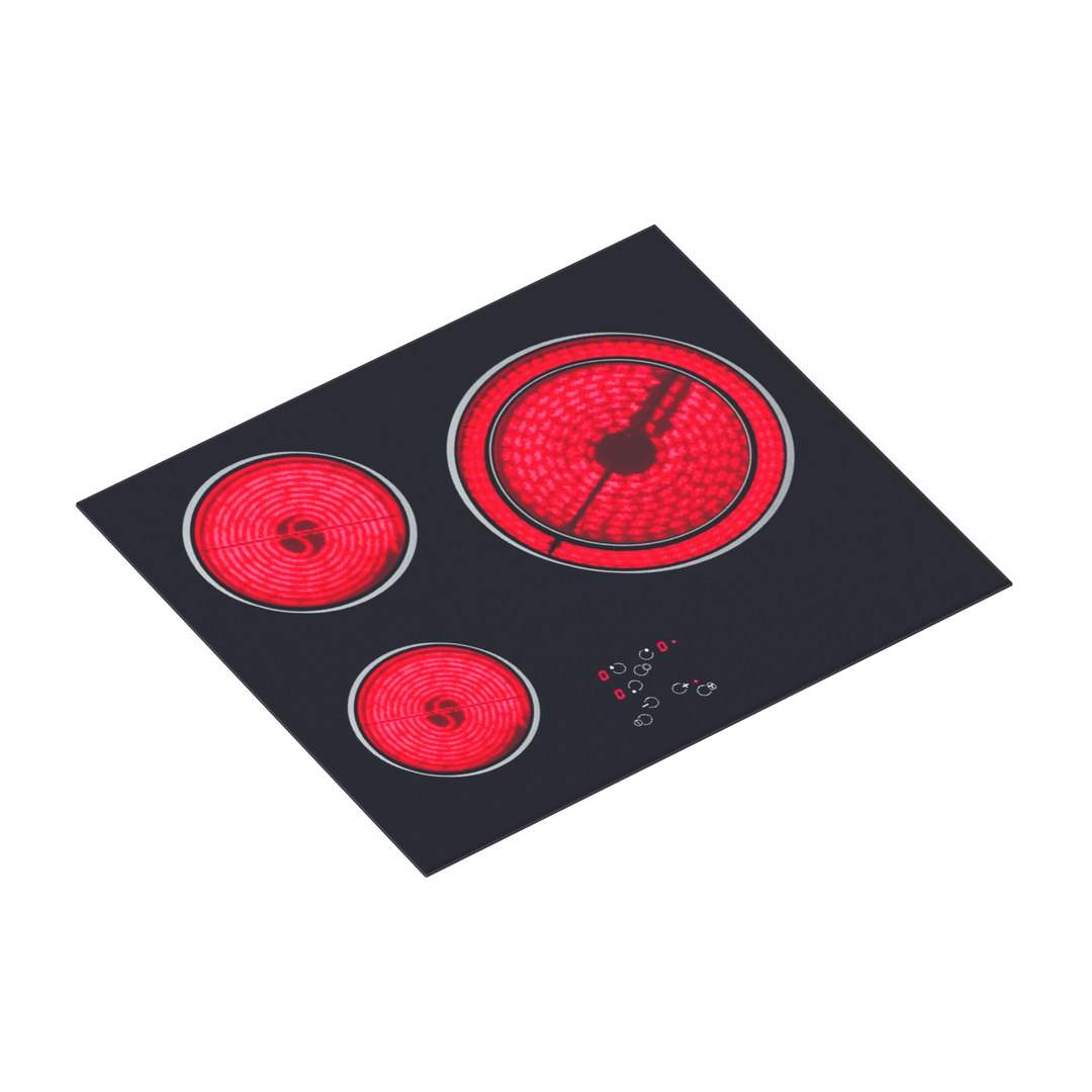 L3DV01G11 - kitchen hobs set 3D - TurboSquid 1821113