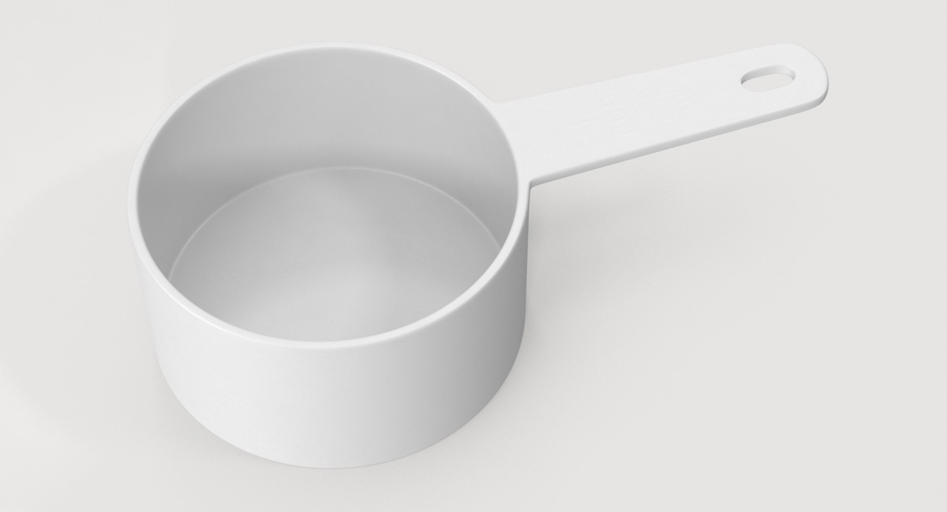 3d Model Measuring Cup Plastic