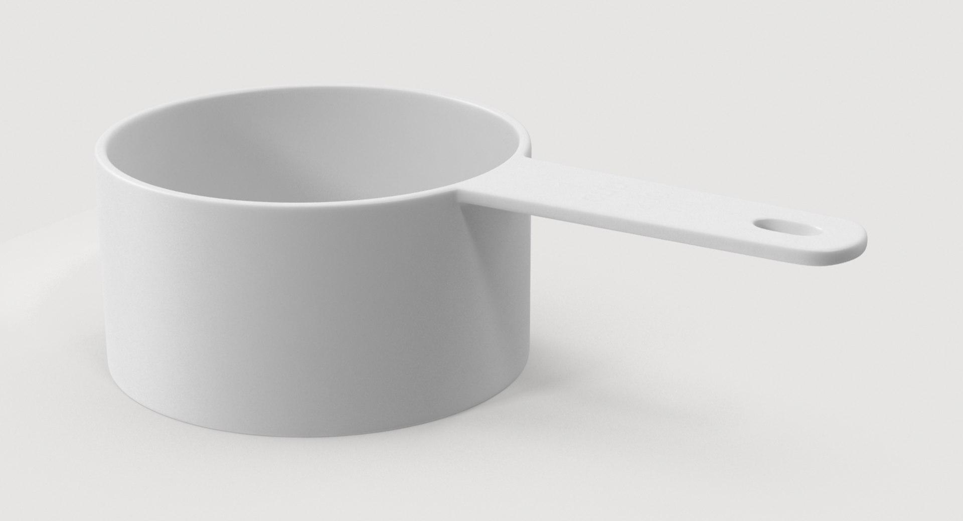 3d Model Measuring Cup Plastic
