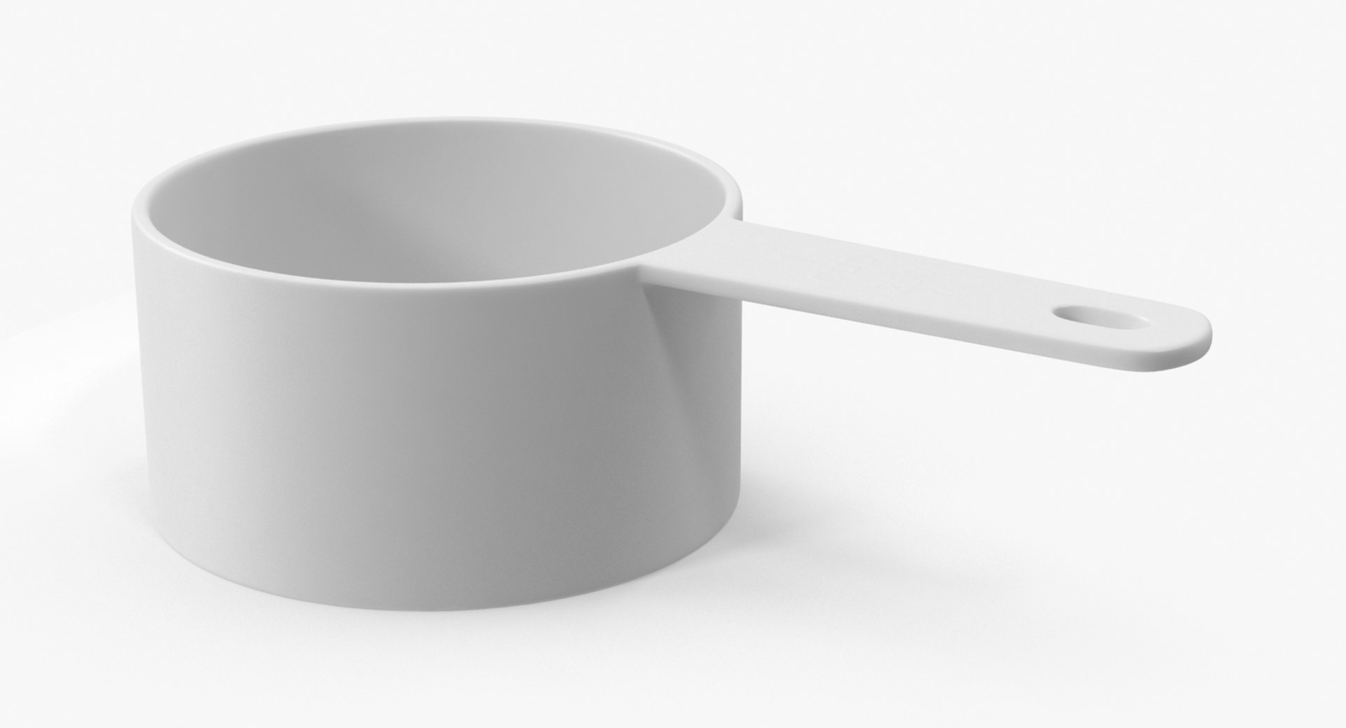 3d Model Measuring Cup Plastic