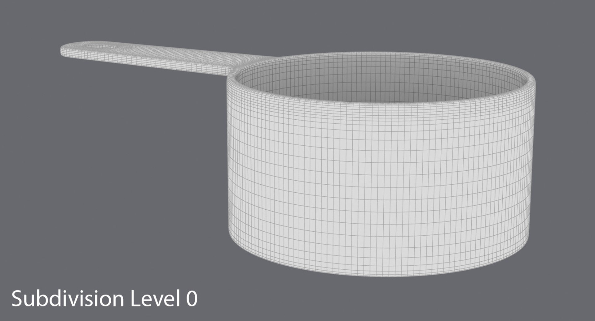 3d Model Measuring Cup Plastic