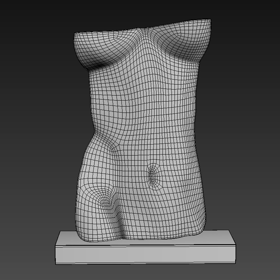3D Torso Sculpture Gerald Siciliano Model - TurboSquid 1379603