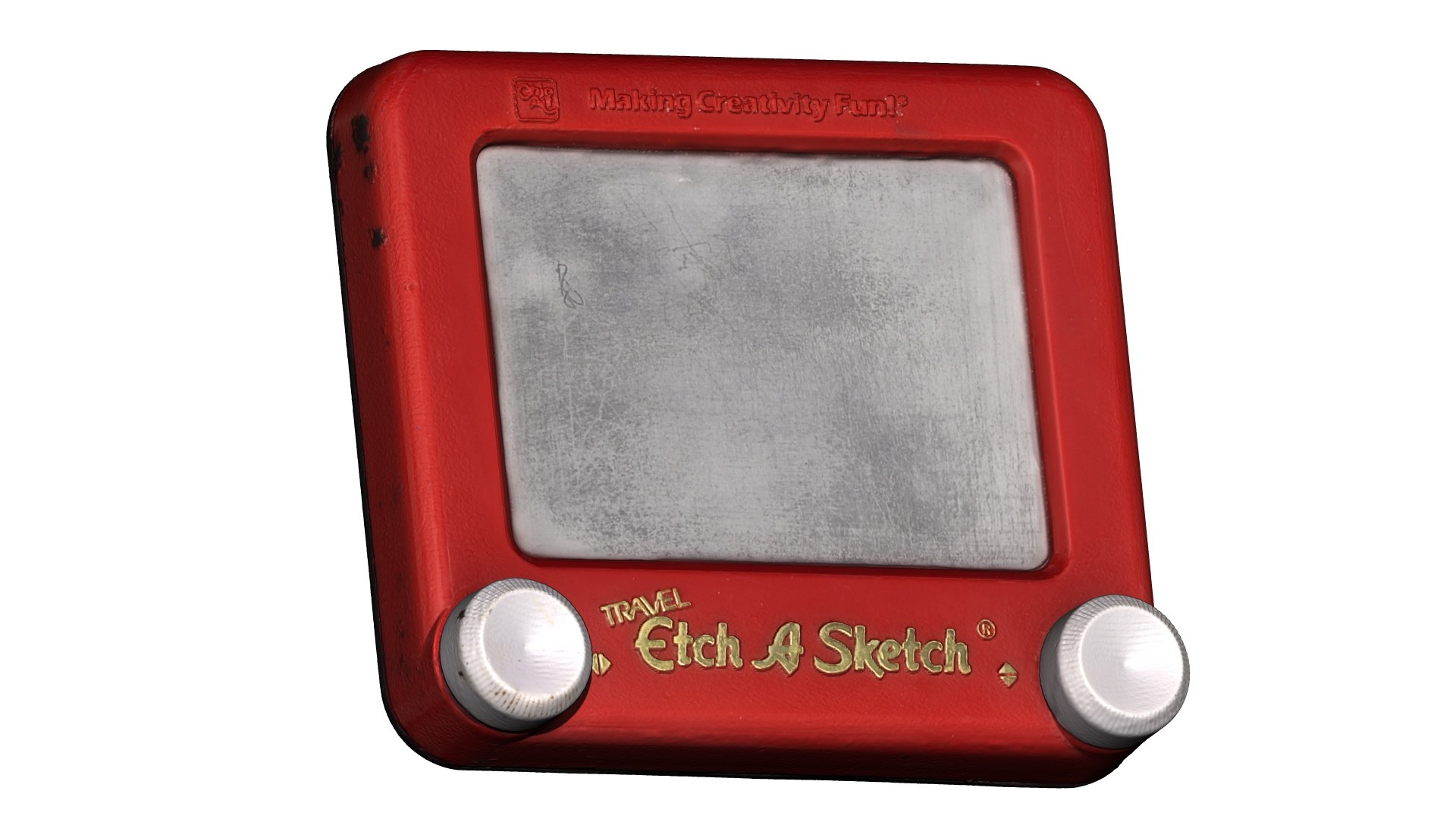 Etch A Sketch Travel Edition Vintage Toy Photoscan 3D Model ...