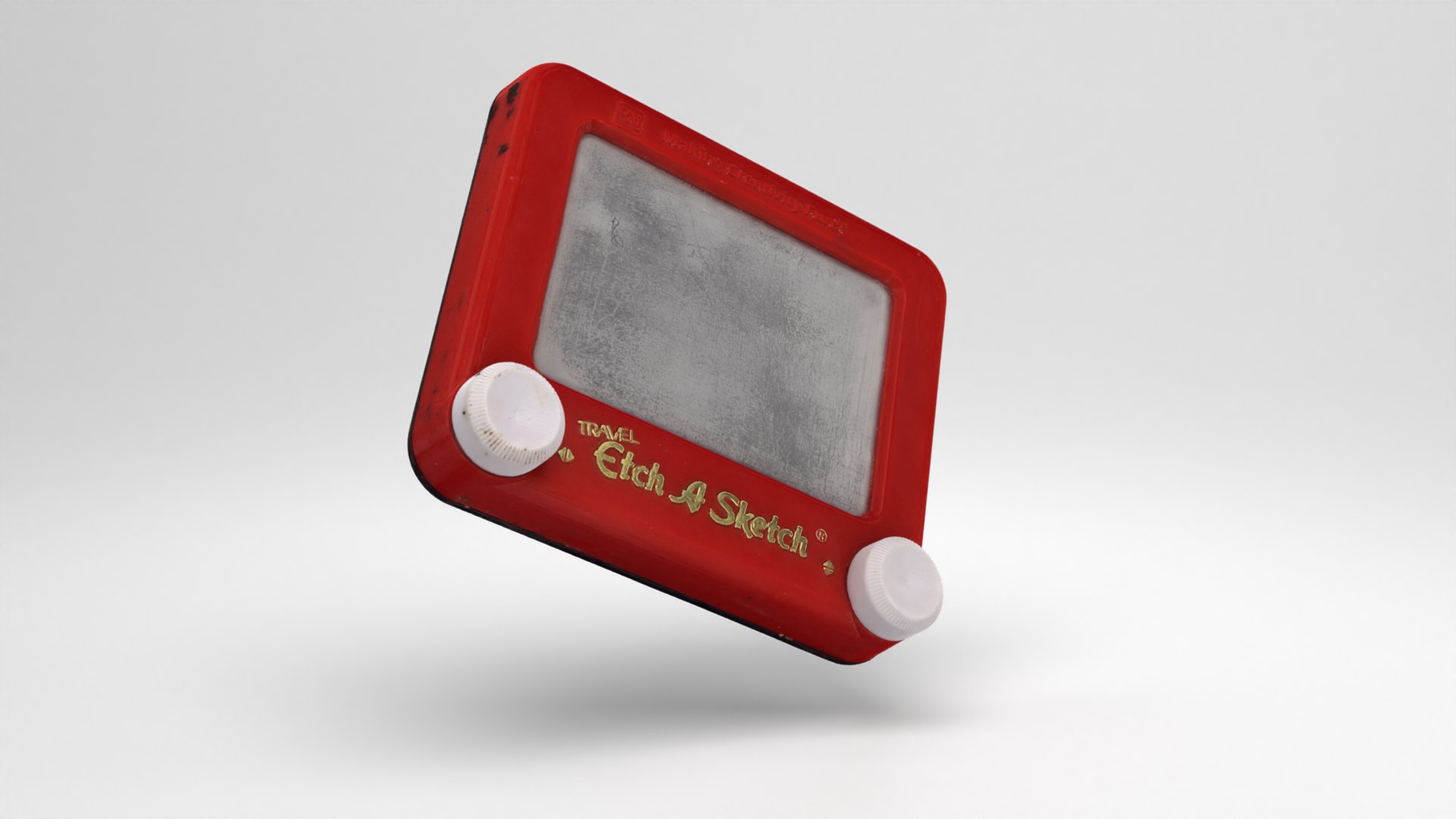 Etch A Sketch Travel Edition Vintage Toy Photoscan 3D Model ...