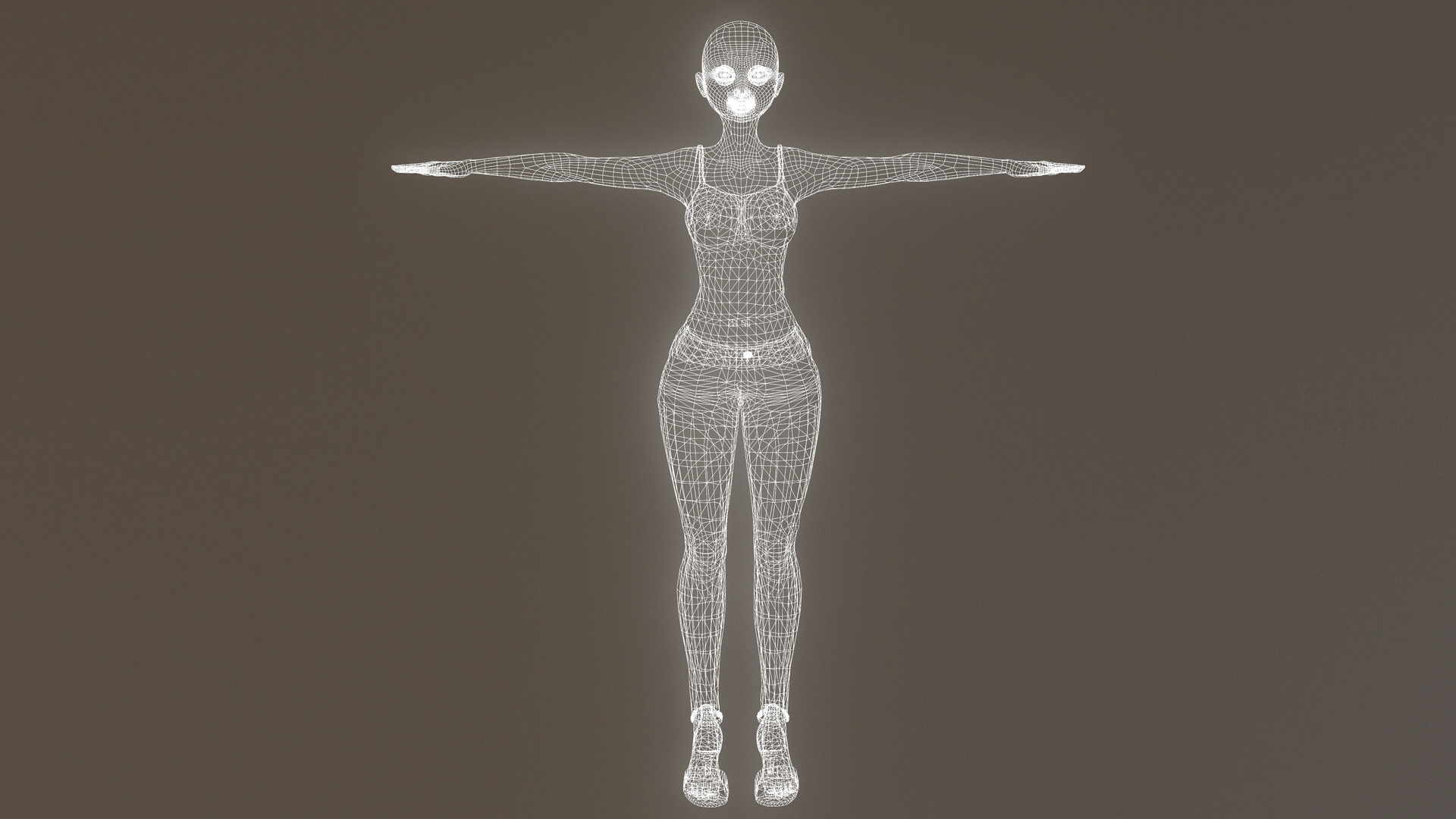 Sexy female cartoon 3D model - TurboSquid 1656425