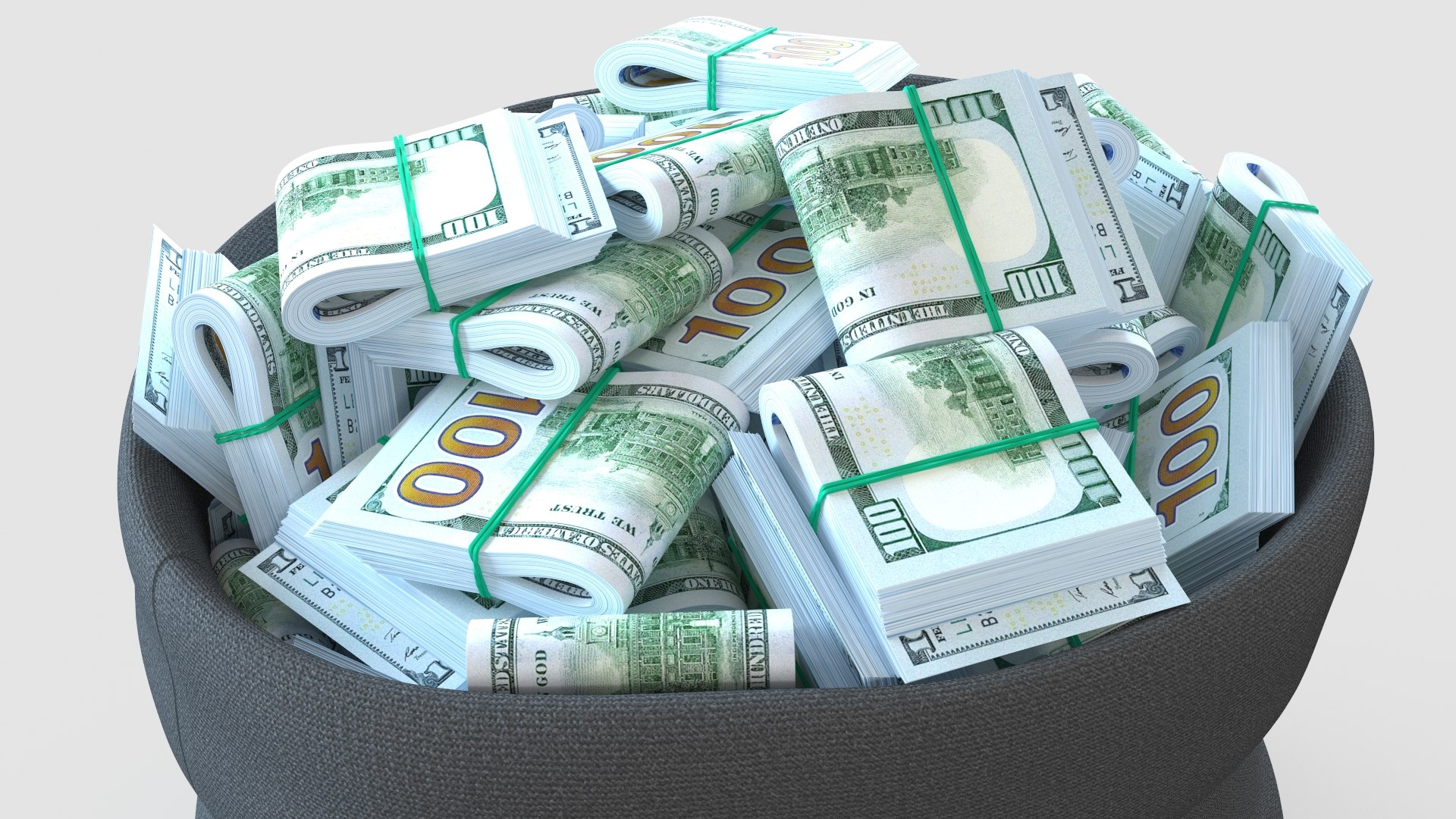 3D Money Bag - TurboSquid 1952599