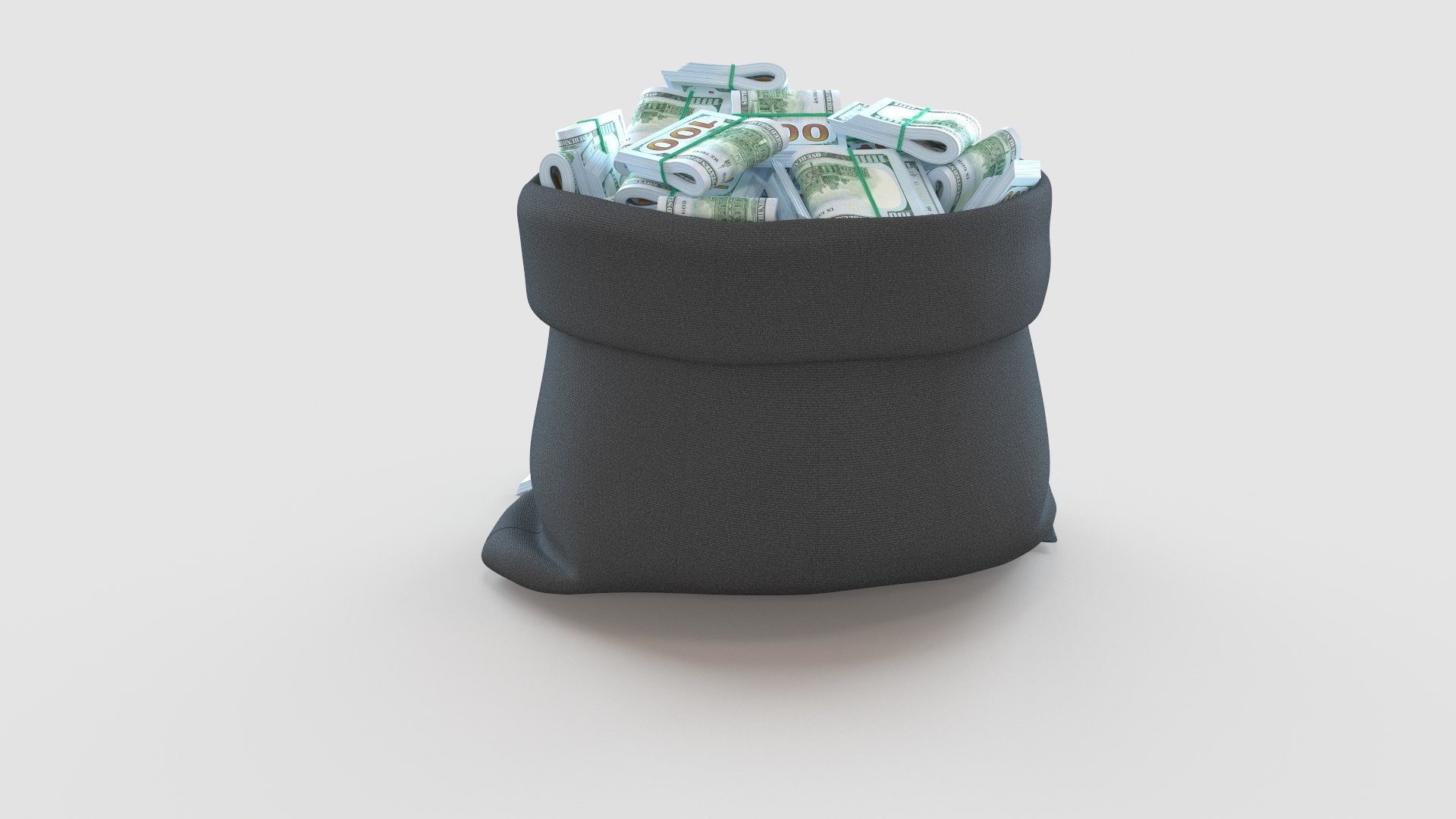 3D Money Bag - TurboSquid 1952599