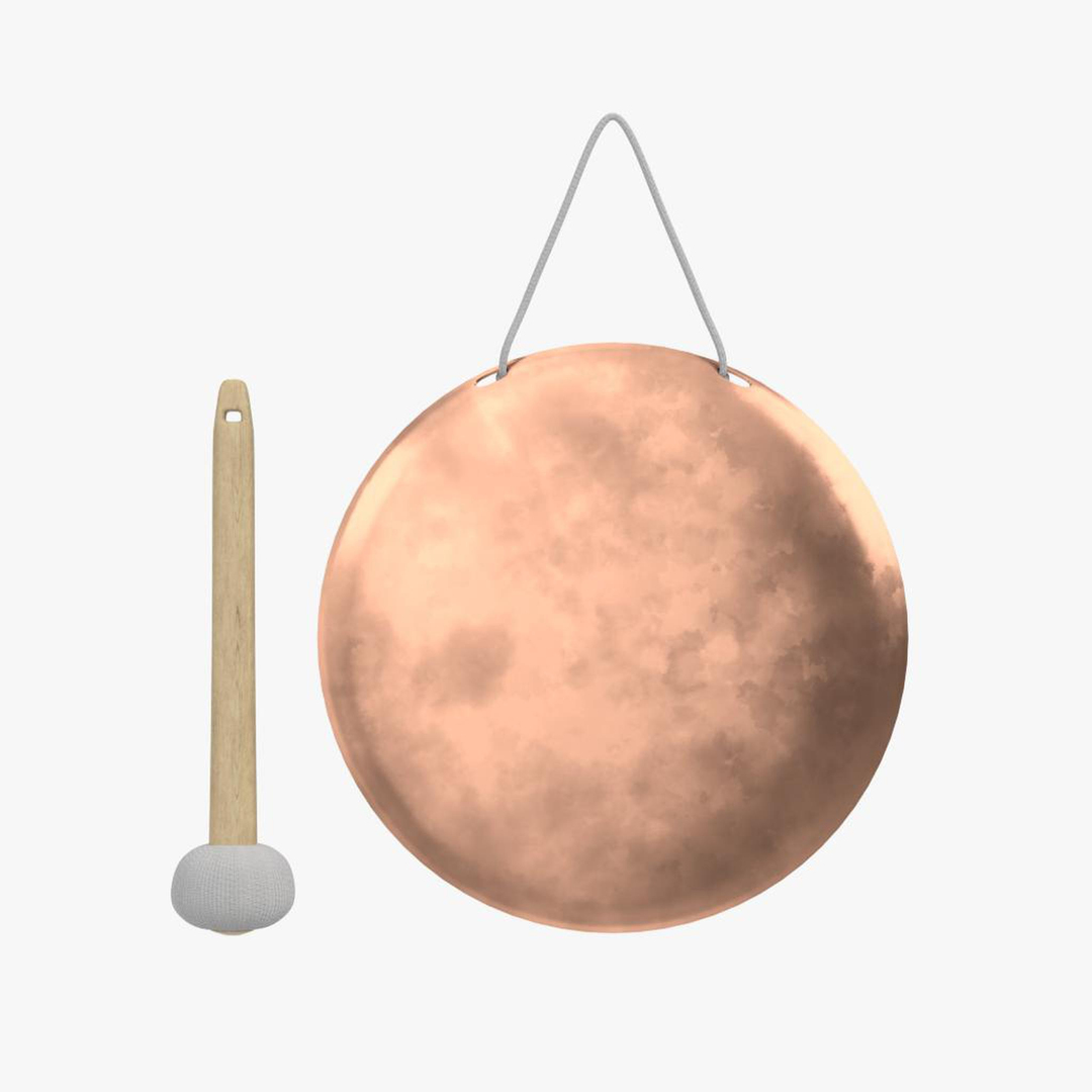 3D Chinese Gong Model - TurboSquid 1450211