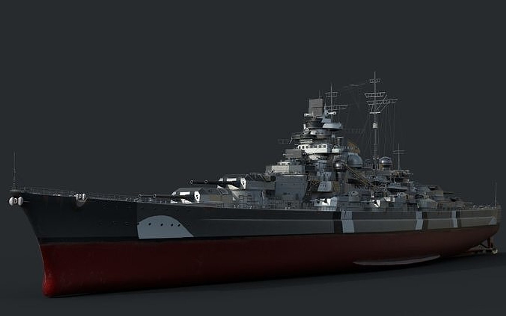 Bismarck Model - TurboSquid 2407383