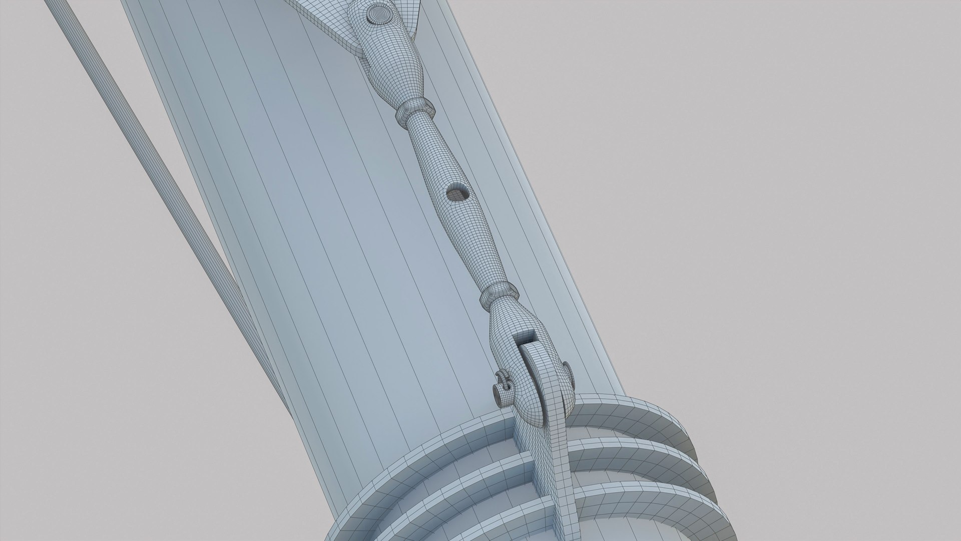 Inverted Umbrella Tensile Structure 3D Model - TurboSquid 2257187