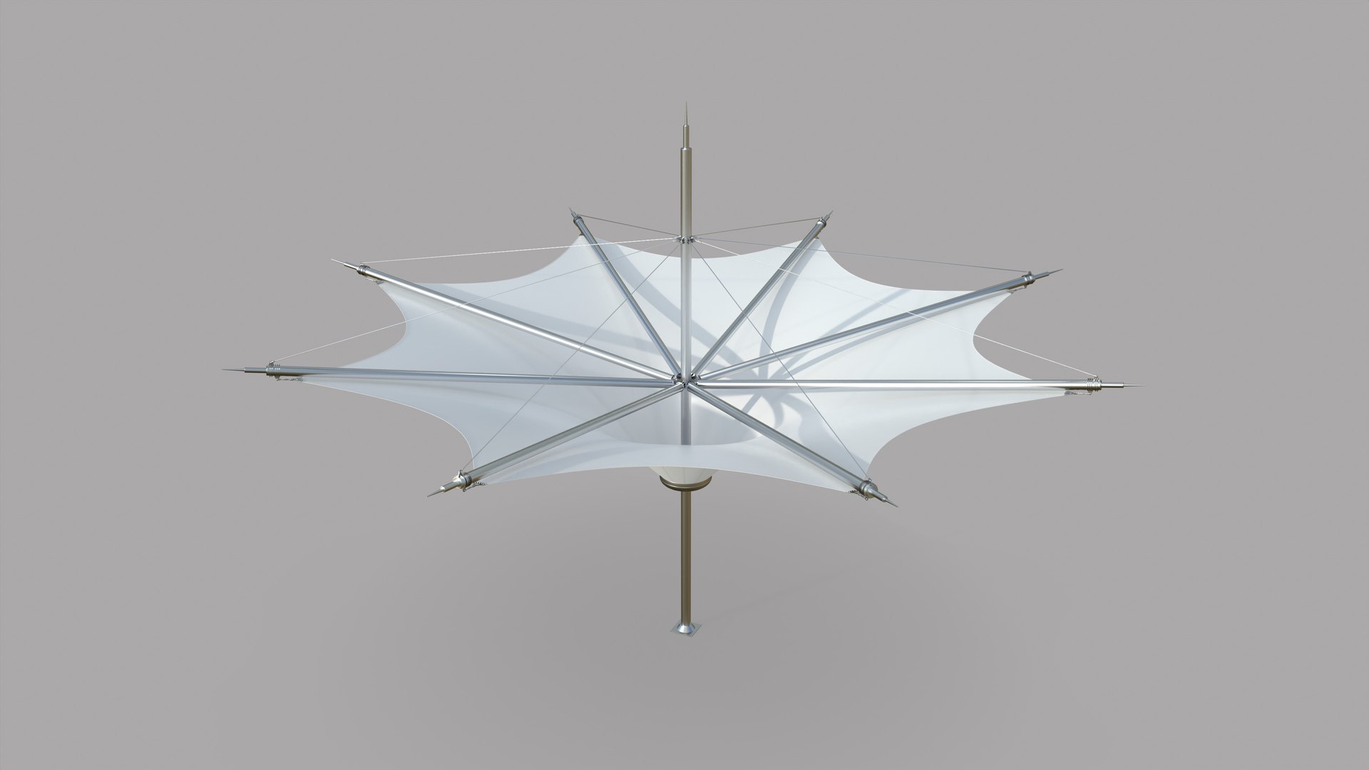 Inverted Umbrella Tensile Structure 3D Model - TurboSquid 2257187