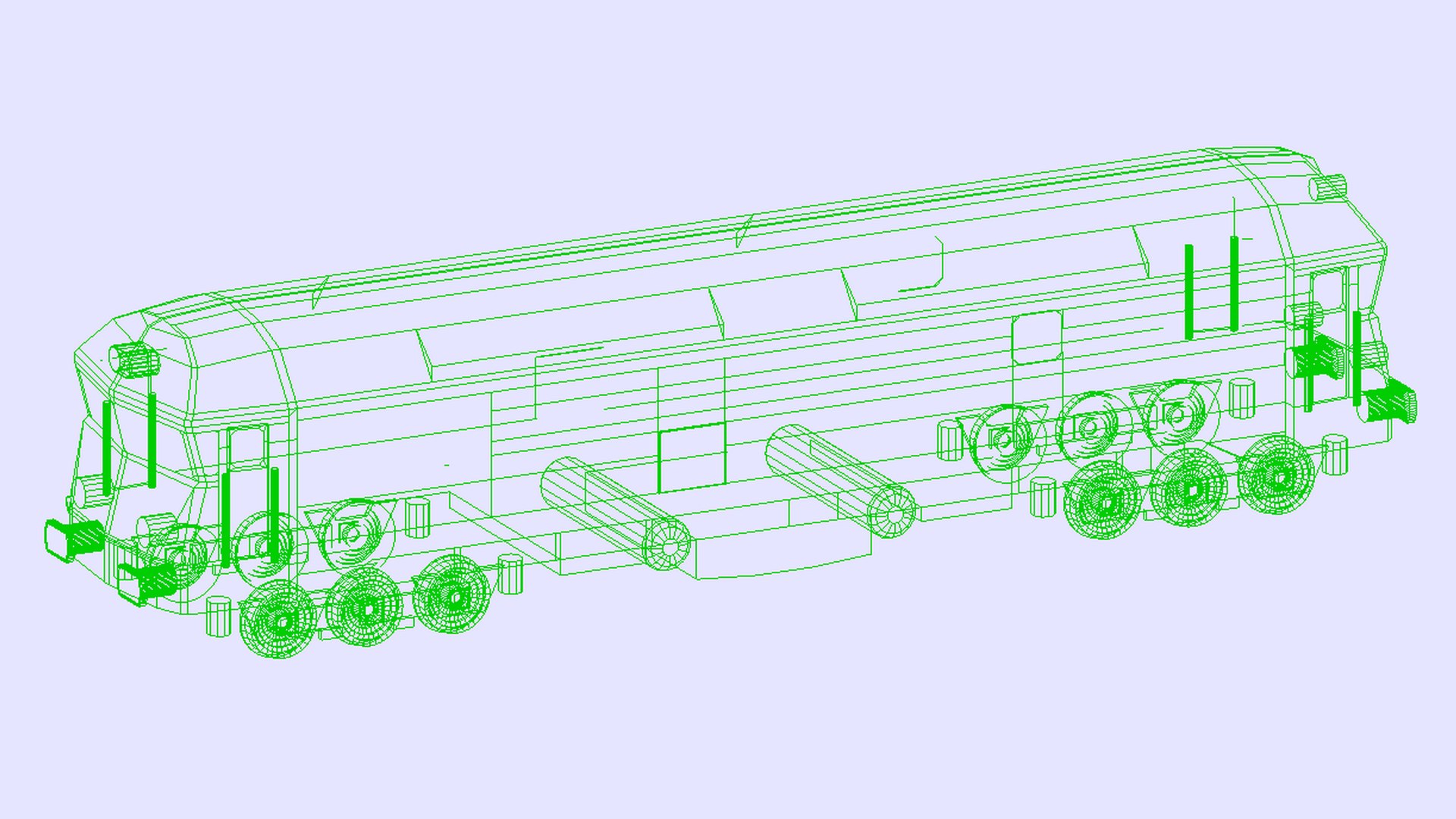 Finnish Dr13 Diesel Locomotive 3D - TurboSquid 1713560