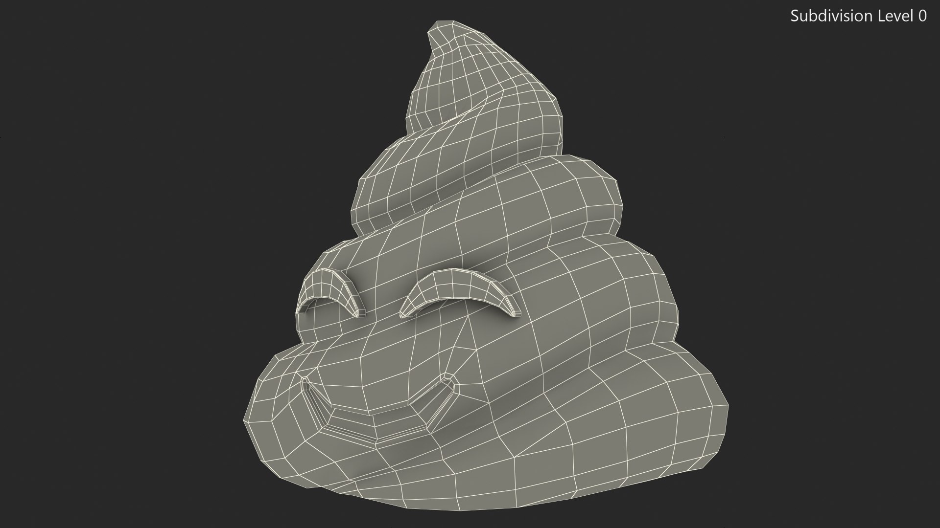 3D Poop Emoji Smiling Eyes model - TurboSquid 1801265