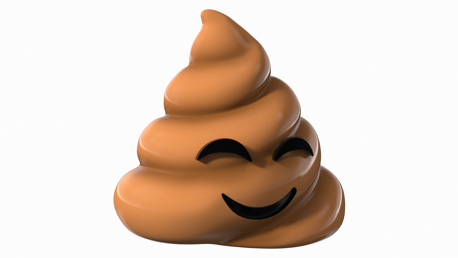 3D Poop Emoji Smiling Eyes Model - TurboSquid 1801265