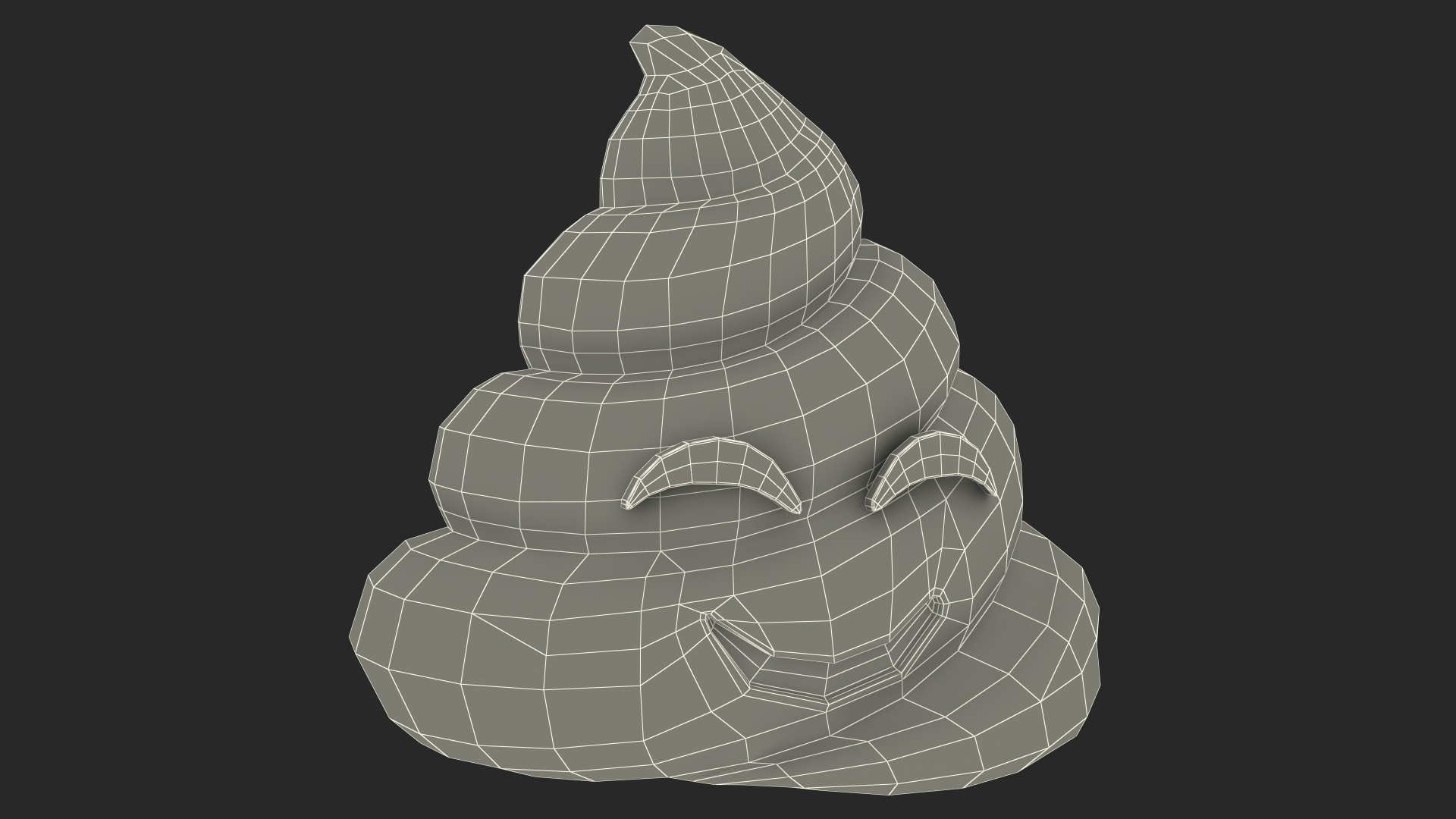 3D Poop Emoji Smiling Eyes Model - TurboSquid 1801265