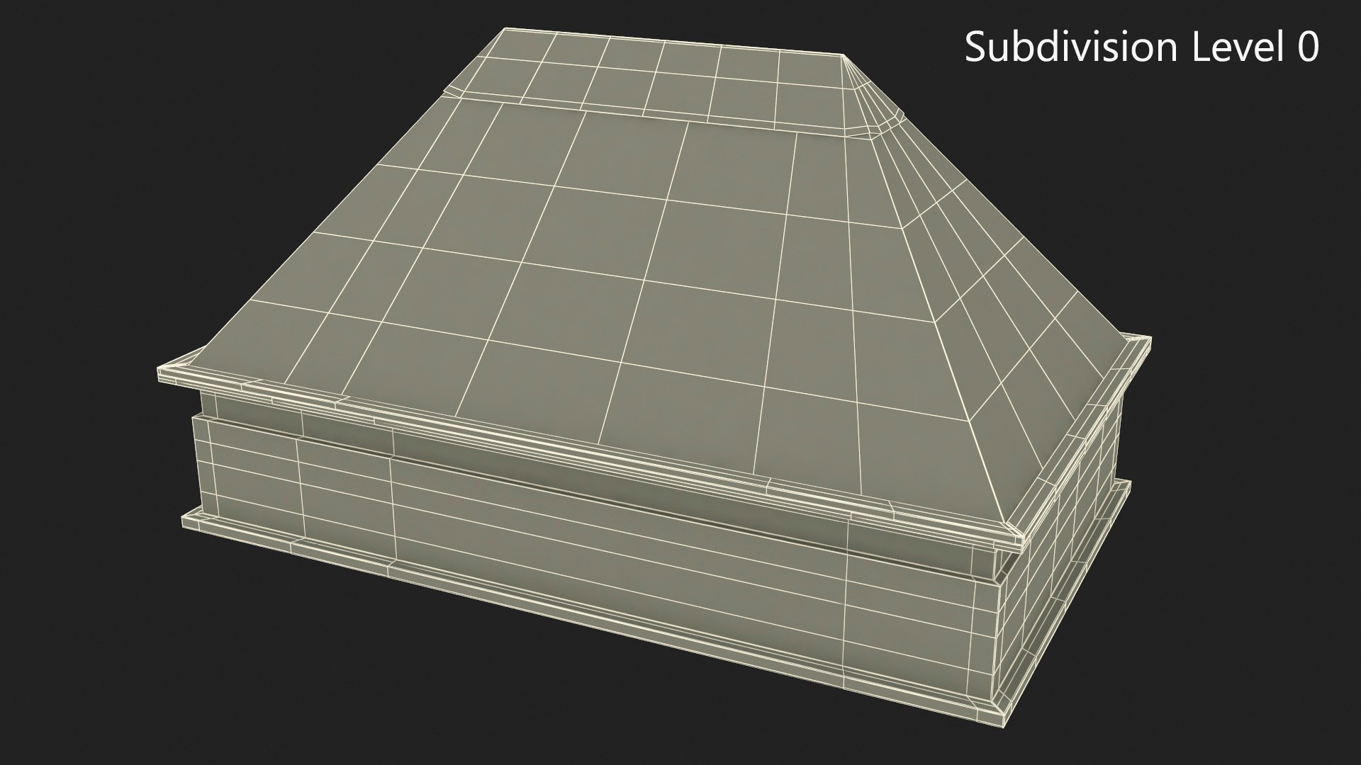 Pyramid Rooftop Skylight Window 3D Model - TurboSquid 2191673