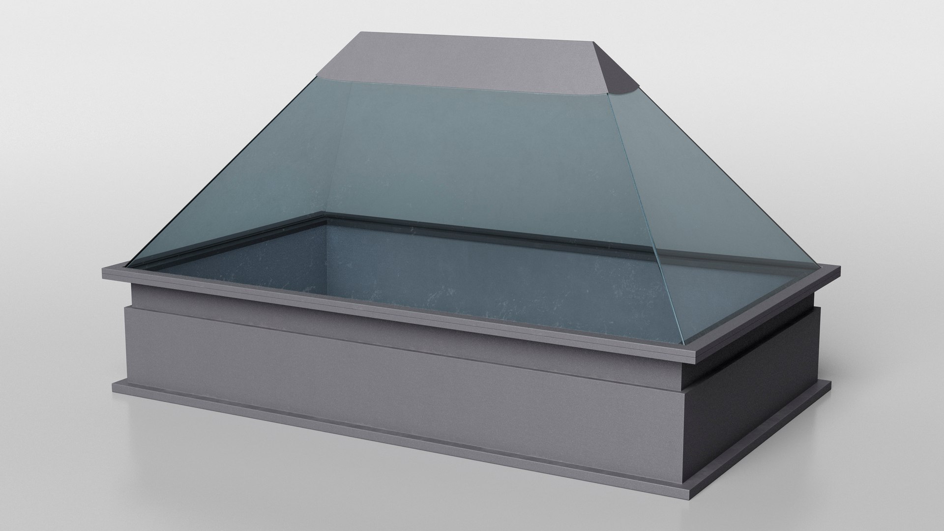 Pyramid Rooftop Skylight Window 3D Model - TurboSquid 2191673