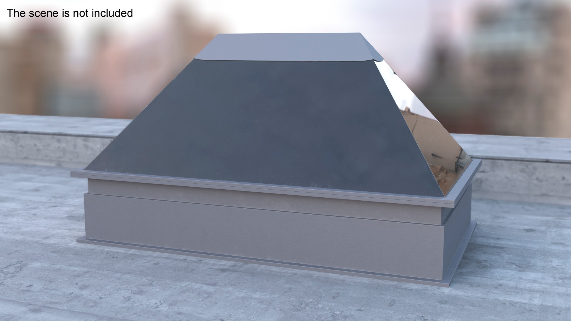 Pyramid Rooftop Skylight Window 3D Model - TurboSquid 2191673