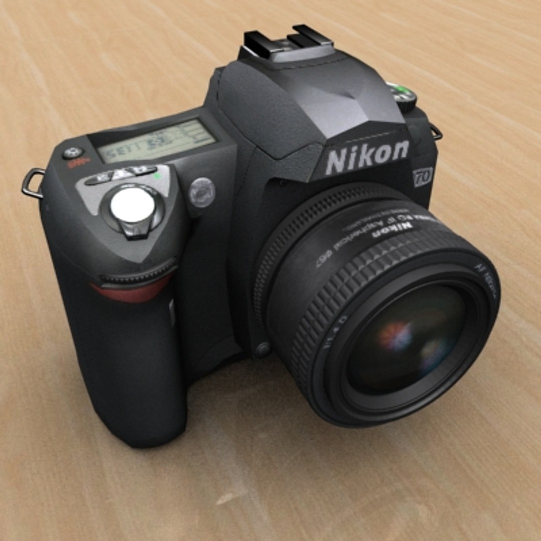 3d Model Of Professional Digital Photo Camera