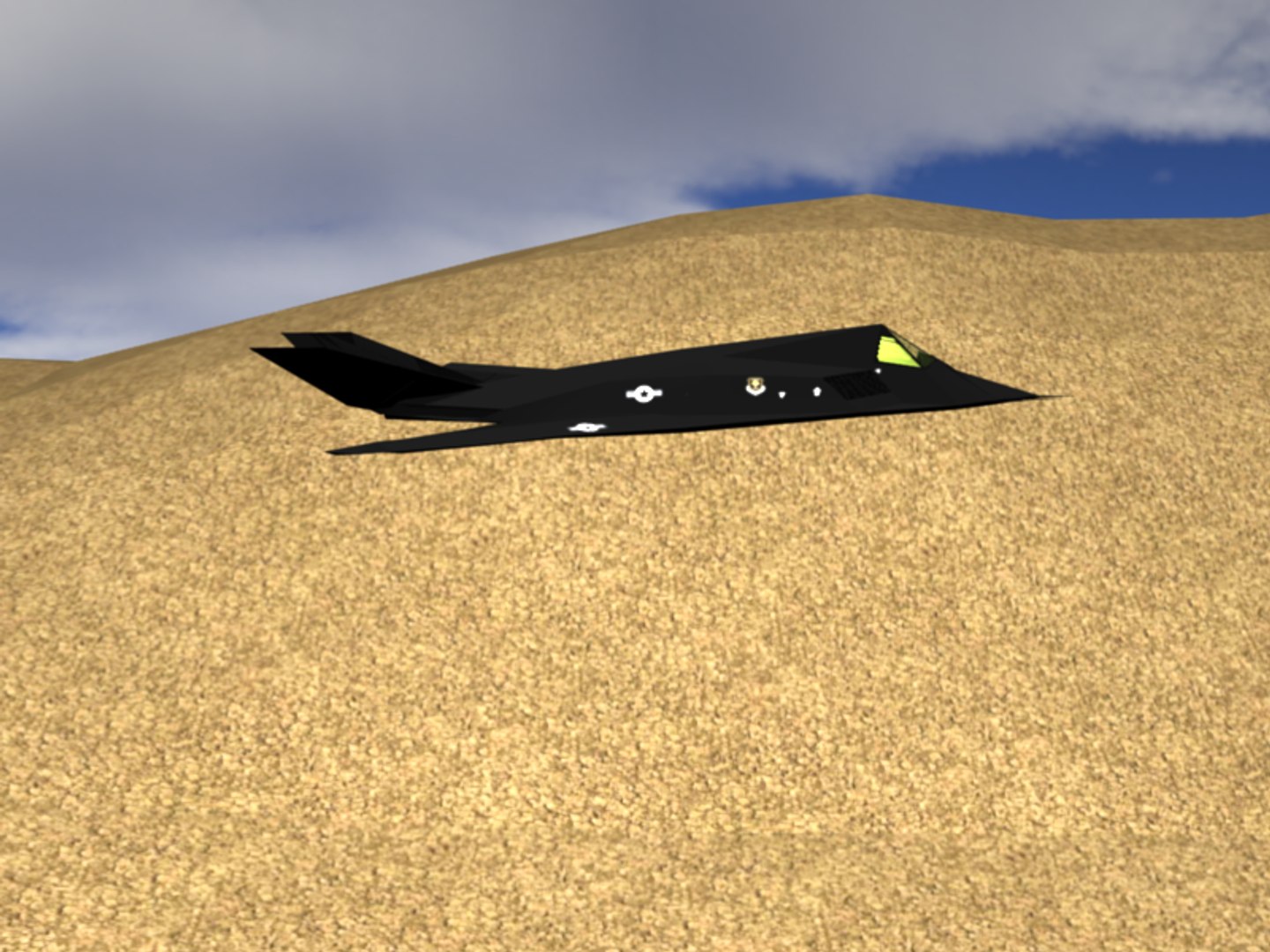 3d Model F-117 Nighthawk Stealth Fighter