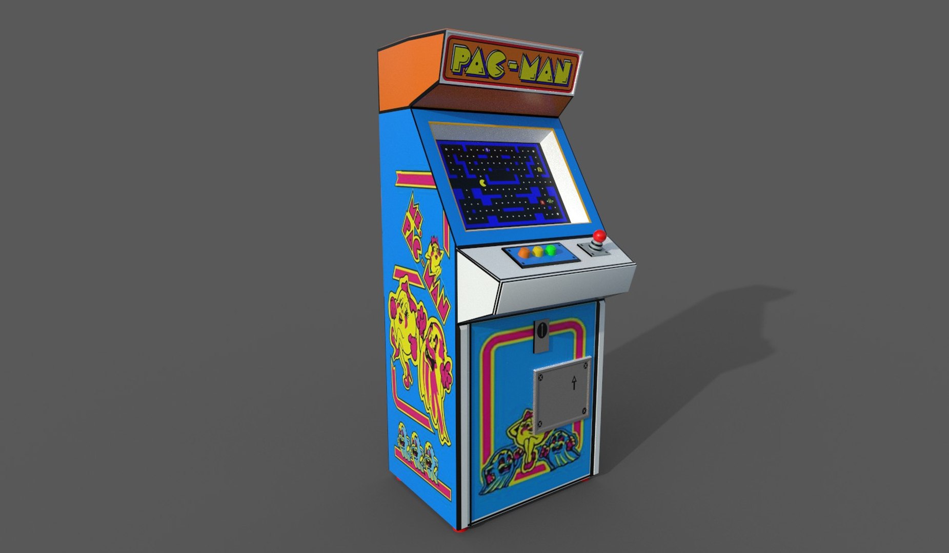 Arcade Machine 3D Model - TurboSquid 1576324