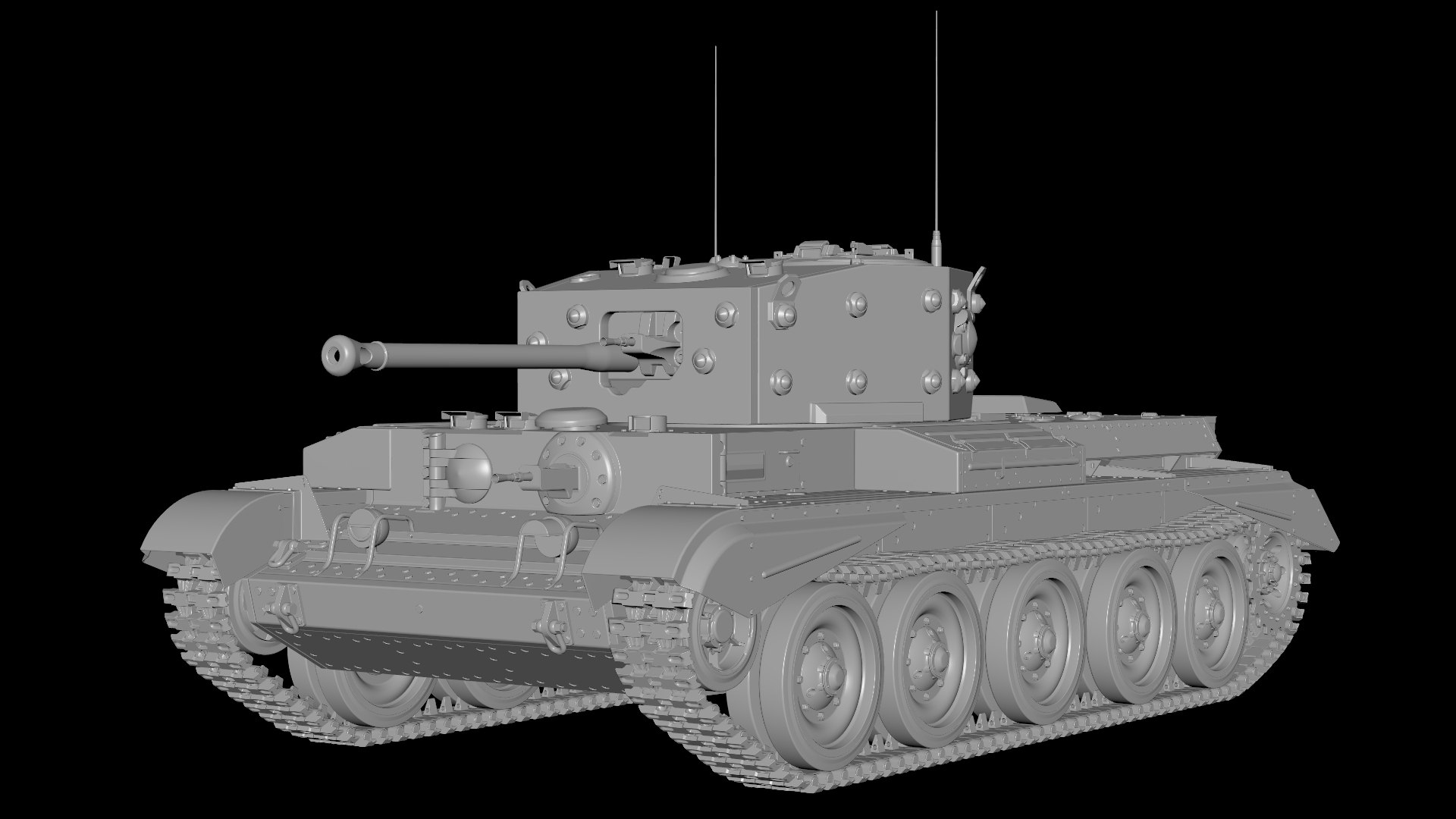 3D Cromwell Tank - TurboSquid 2172517